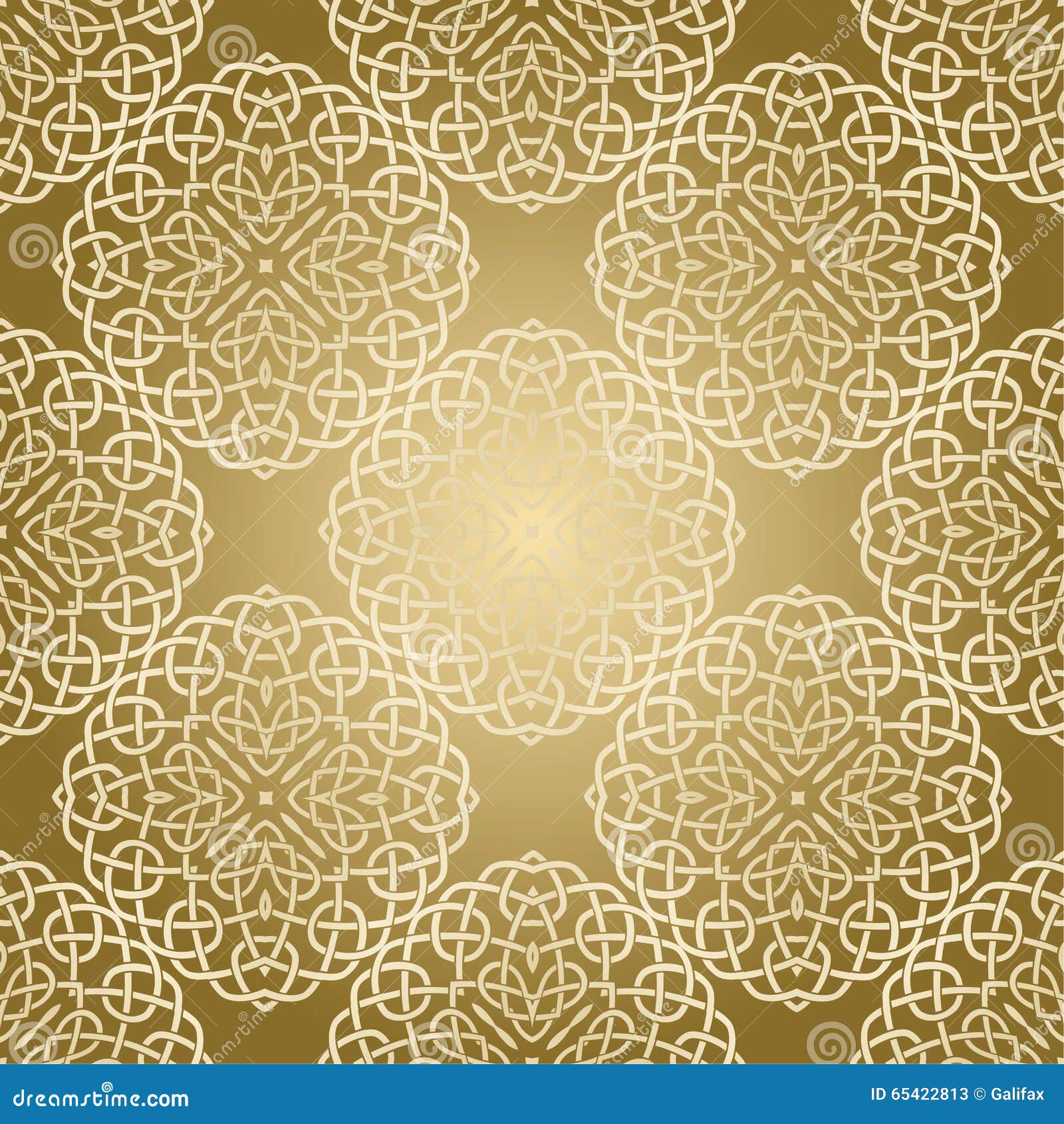 Seamless Geometric Islamic Pattern Stock Vector - Illustration of ...