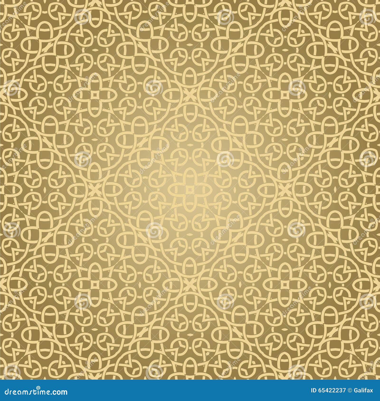 Seamless Geometric Islamic Pattern Stock Vector - Illustration of ...