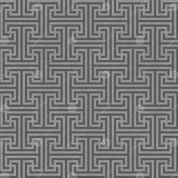 Seamless Geometric Key Pattern Stock Vector - Illustration of greying ...