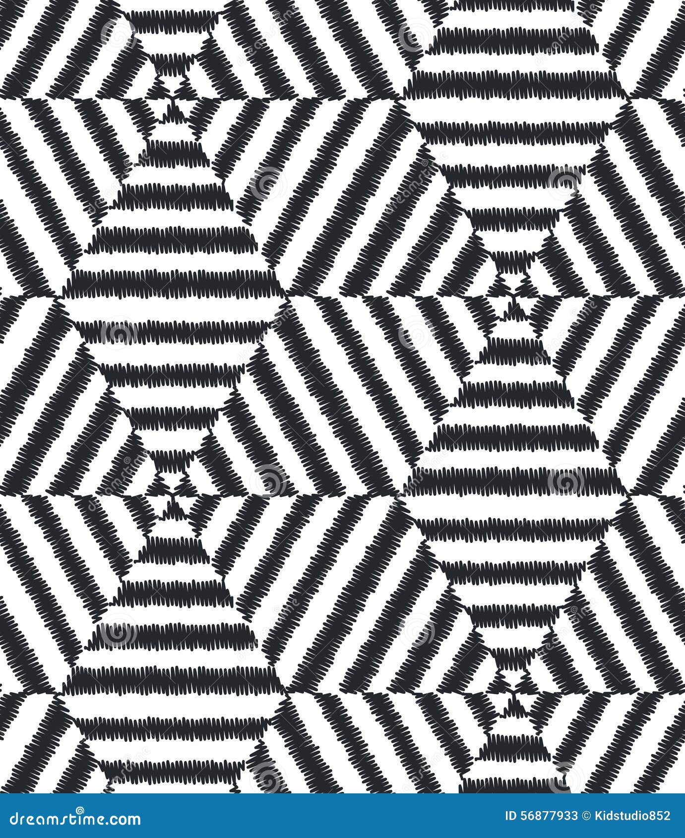 Seamless Geometric Mesh Textured Pattern Stock Vector - Illustration of ...