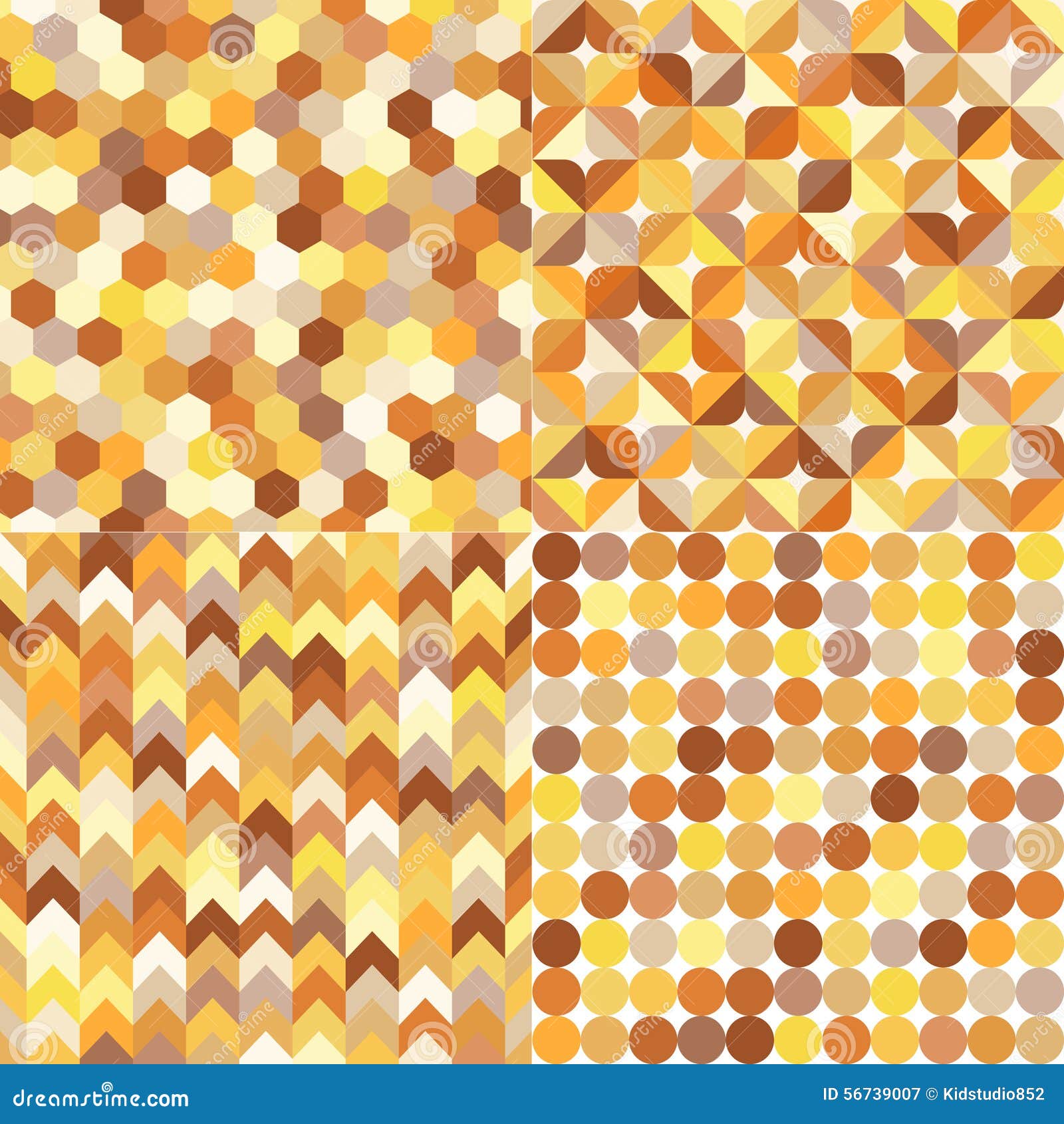 Seamless Geometric Multicolor Pattern Stock Vector - Illustration of ...