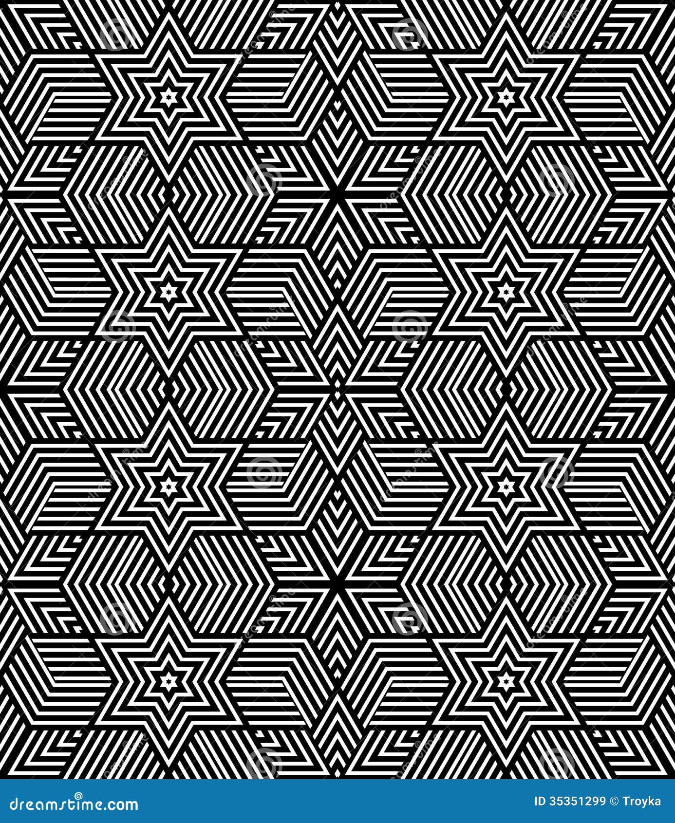 Seamless Geometric Op Art Texture. Royalty Free Stock Images - Image ...