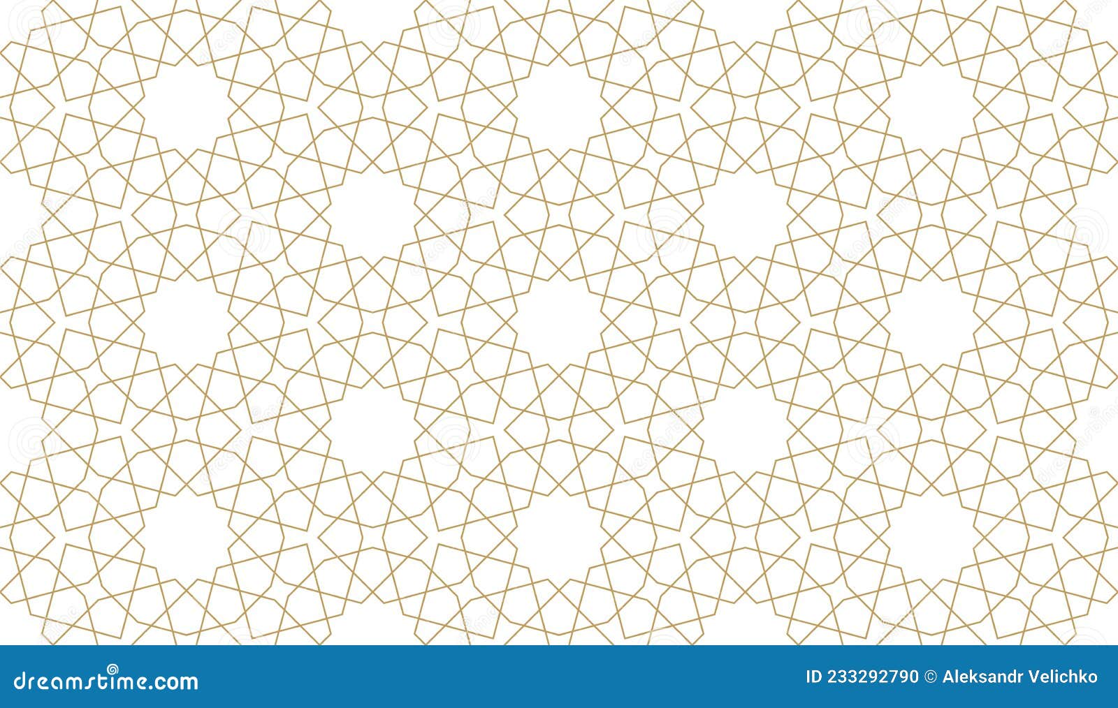 Seamless Geometric Pattern in Authentic Arabian Style. Stock ...