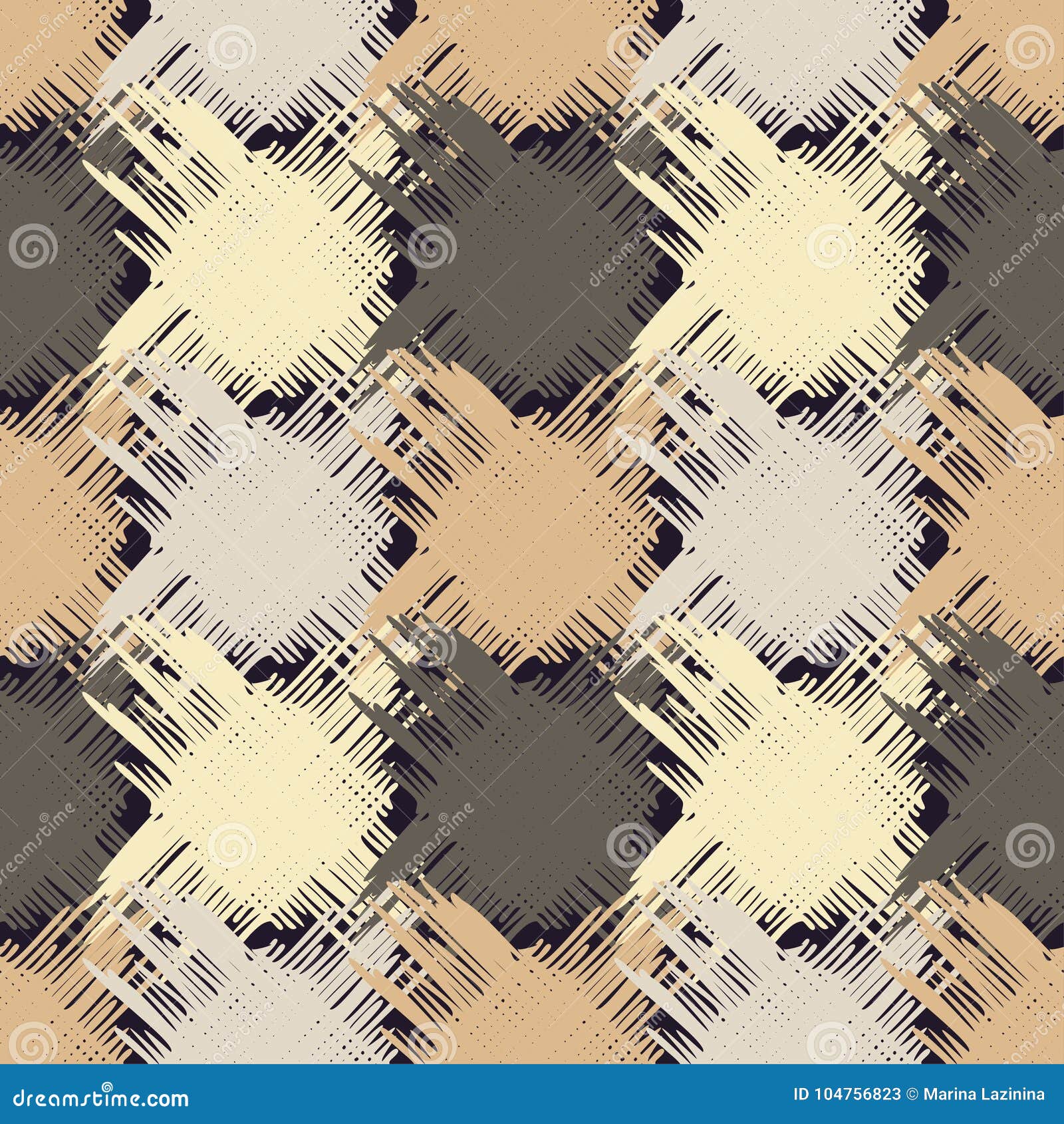 Seamless Geometric Pattern. Blots Pattern. Scribble Texture Stock ...