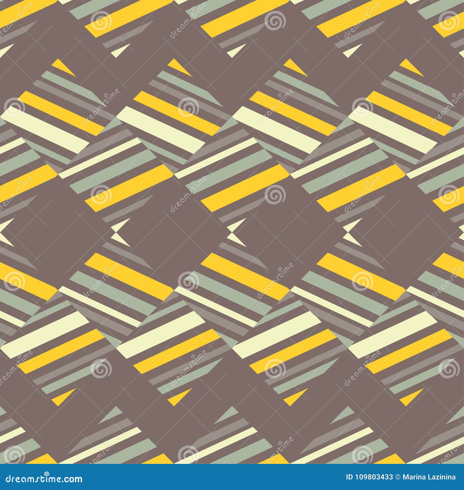 Seamless Geometric Pattern. Bright Colors and Simple Shapes Stock ...