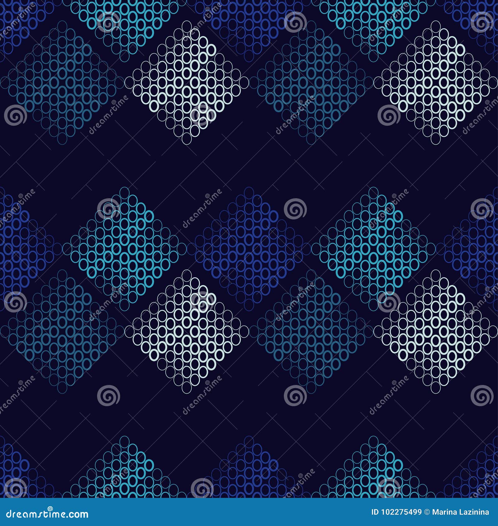 Seamless Geometric Pattern. Bubbles Texture Stock Illustration ...