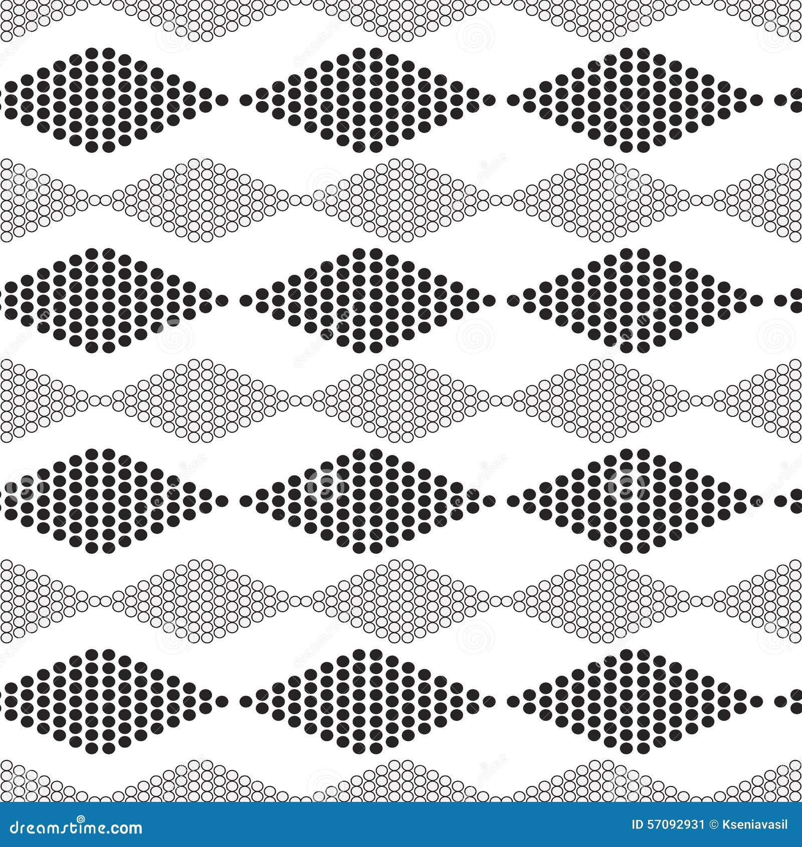 Seamless Geometric Pattern with Circles Stock Vector - Illustration of ...