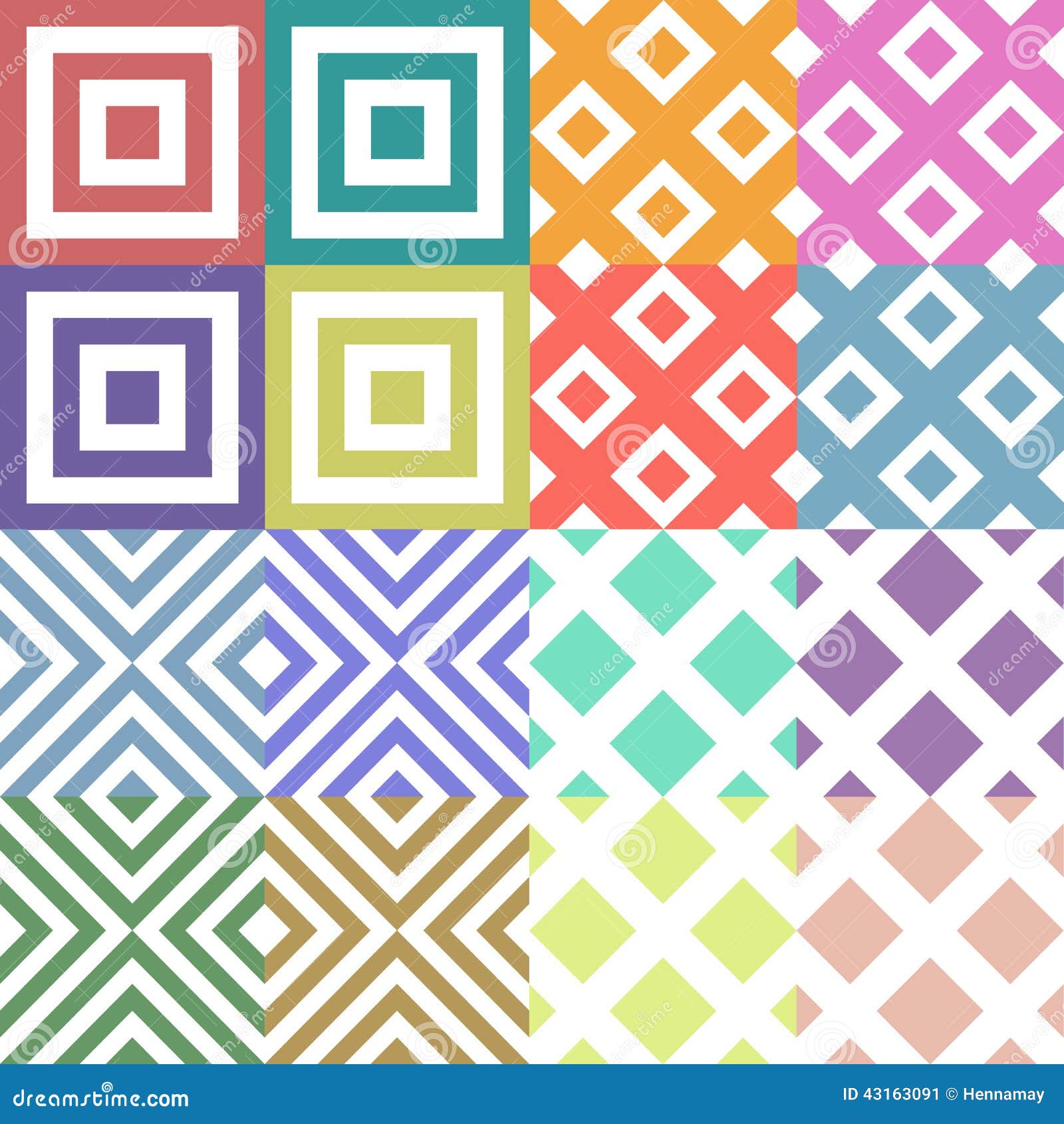 Seamless geometric pattern stock illustration. Illustration of hexagon ...