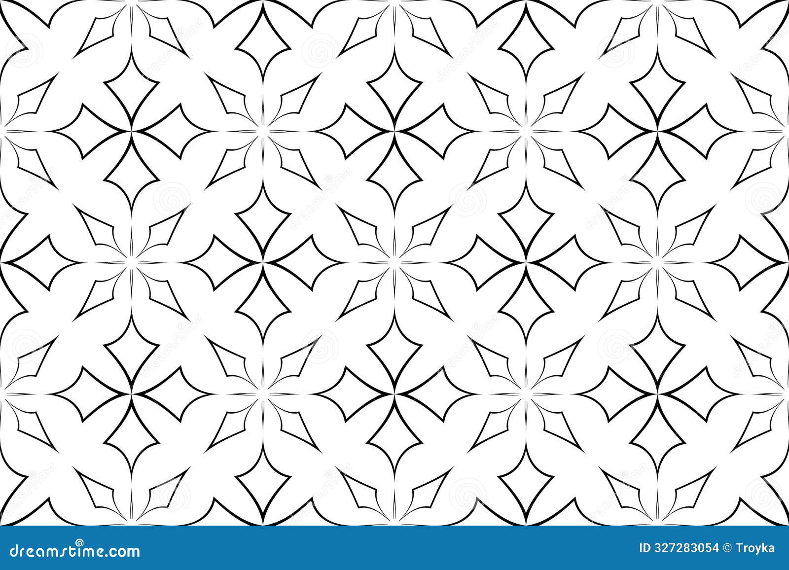 Seamless Geometric Pattern with Cross Shape Elements Stock Illustration ...