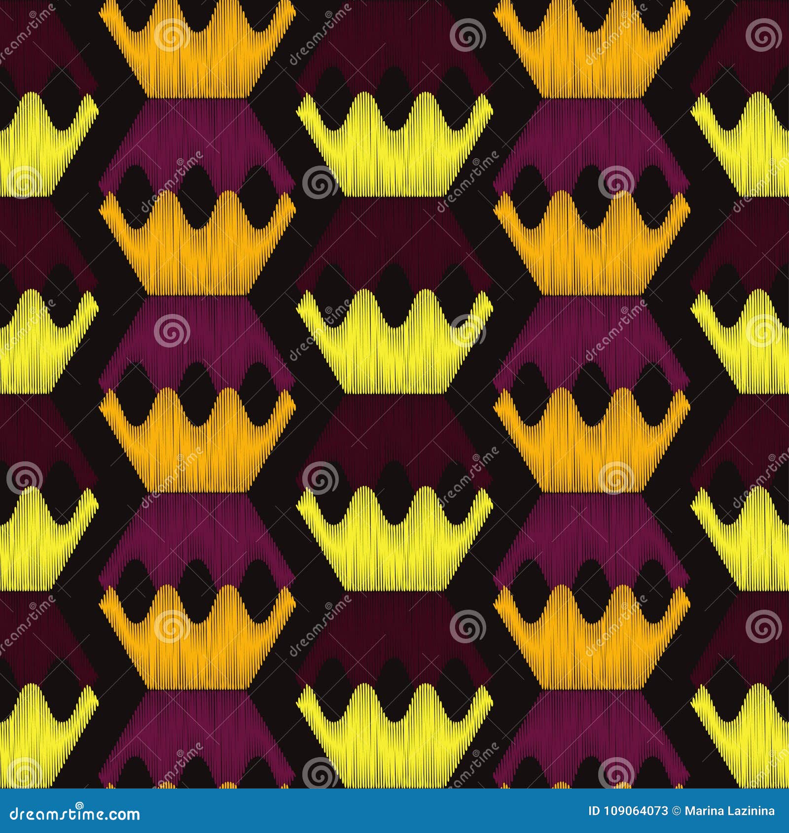 Seamless Geometric Pattern. the Crown`s Texture. Scribble Texture ...