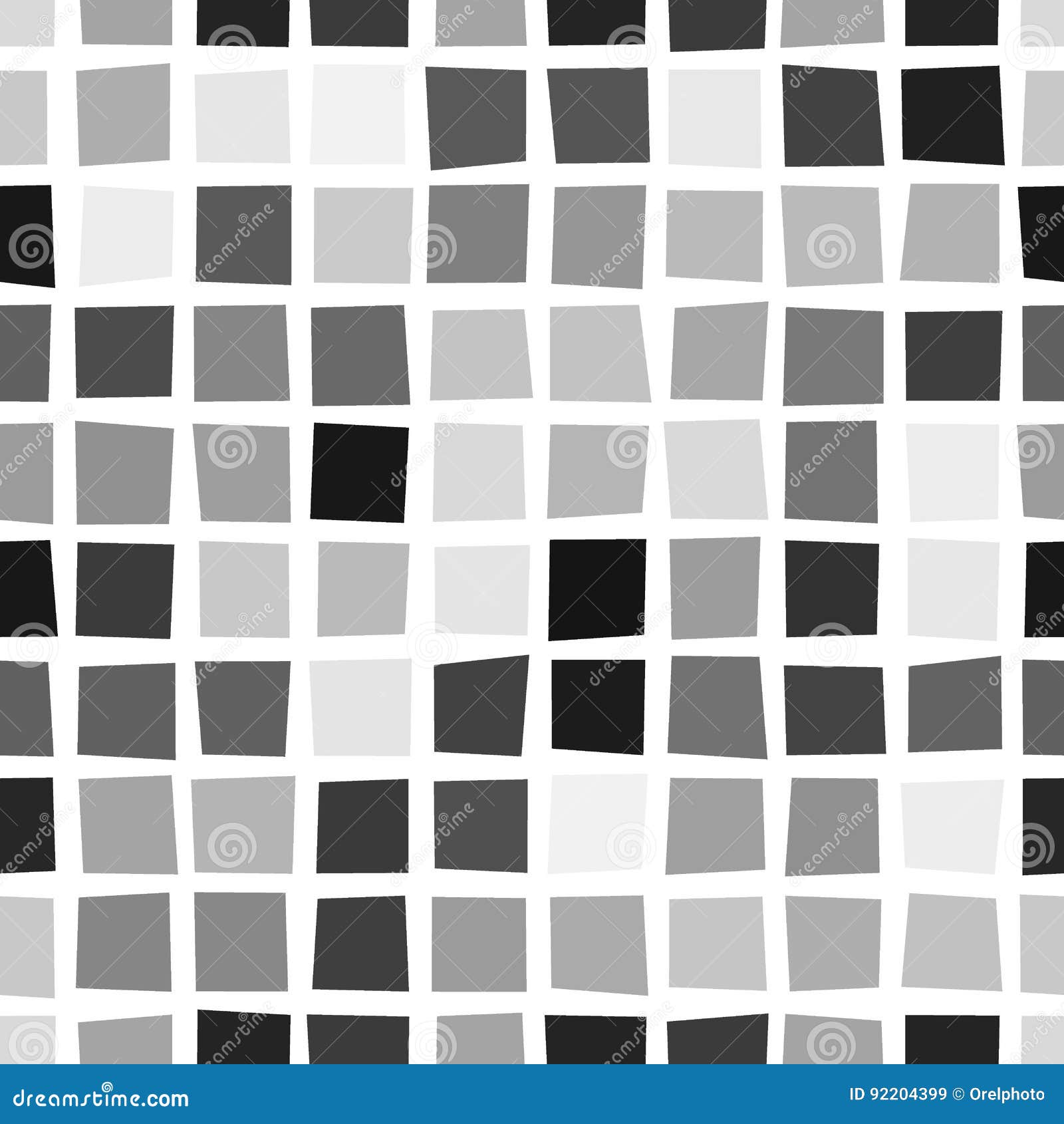 Seamless Geometric Pattern with Curved Squares Stock Vector ...