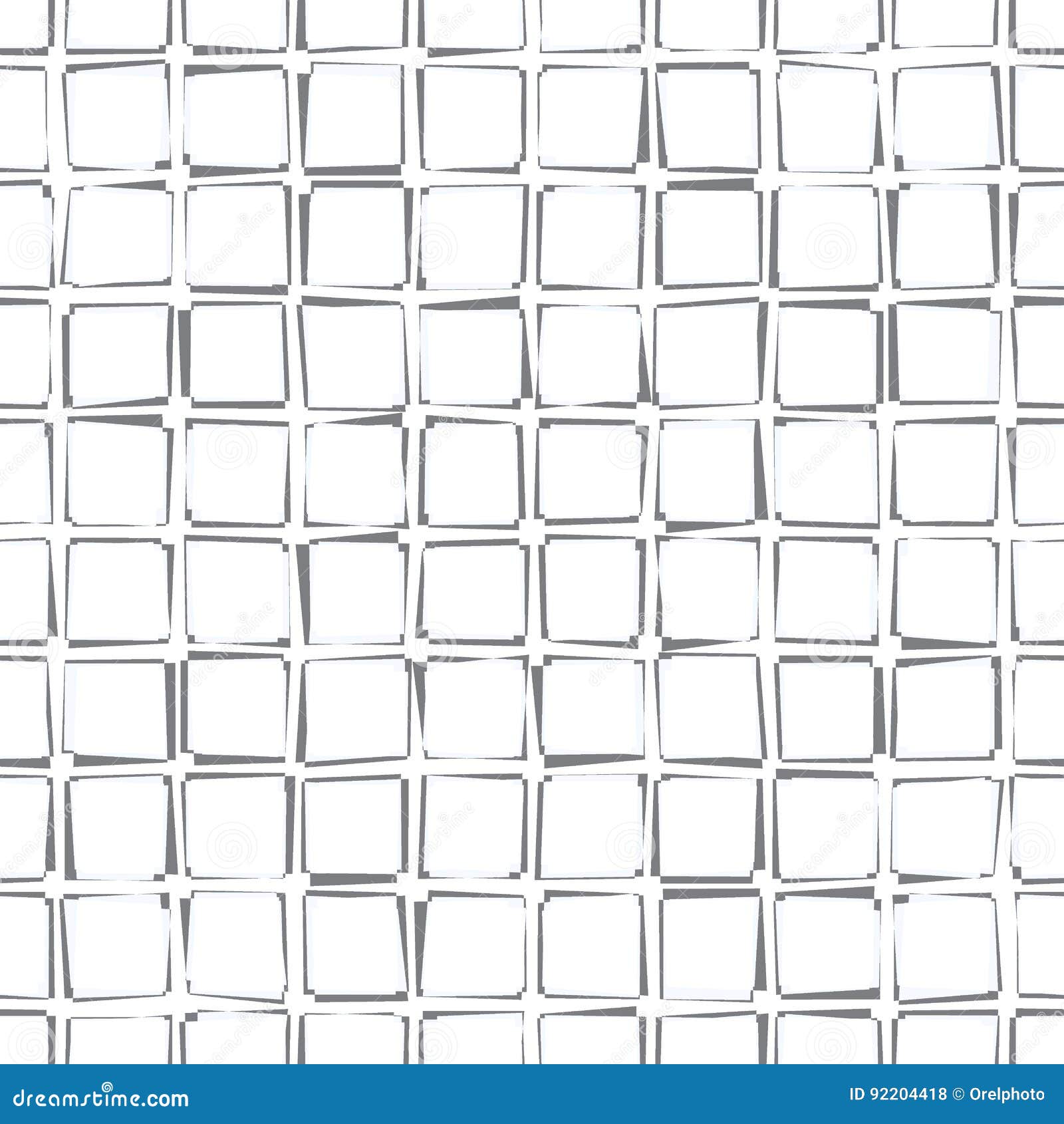 Seamless Geometric Pattern with Curved Squares Stock Vector ...