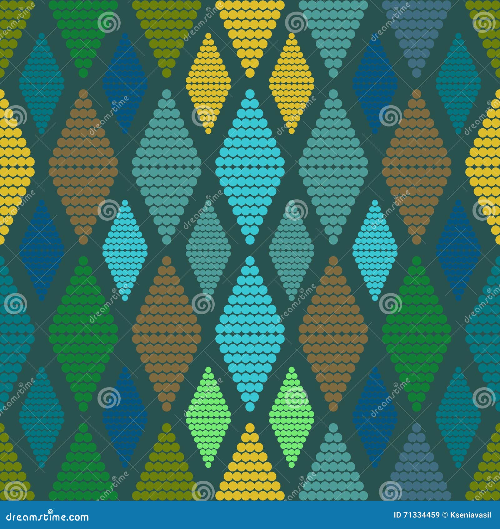 Seamless Geometric Pattern Dots Stock Vector - Illustration of dots ...