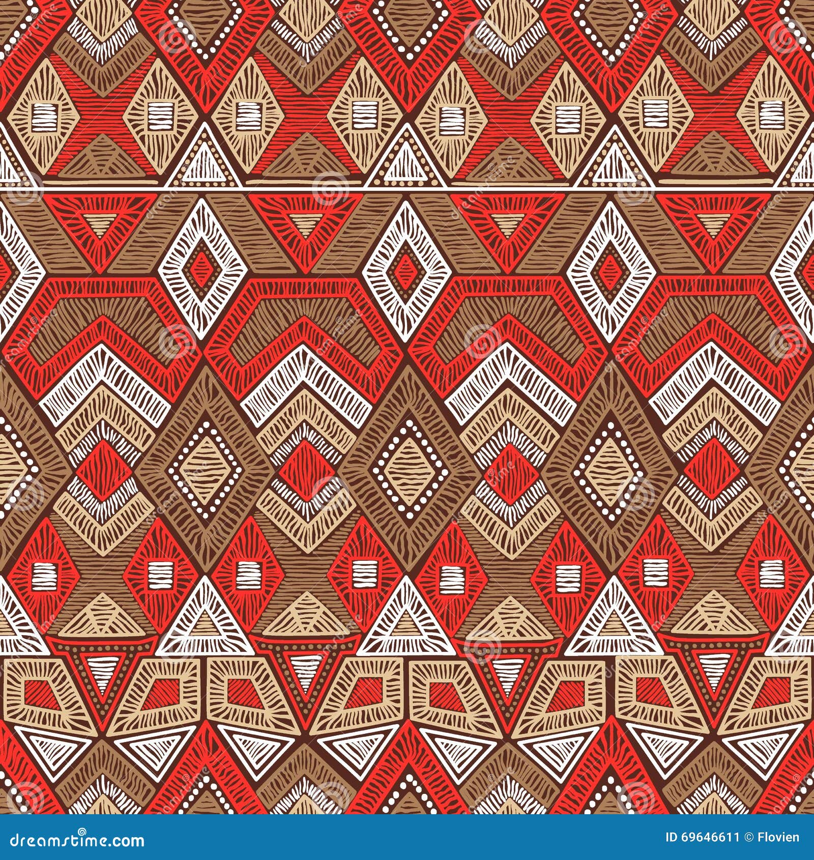 Seamless Geometric Pattern. Embroidery Motifs Stock Vector ...