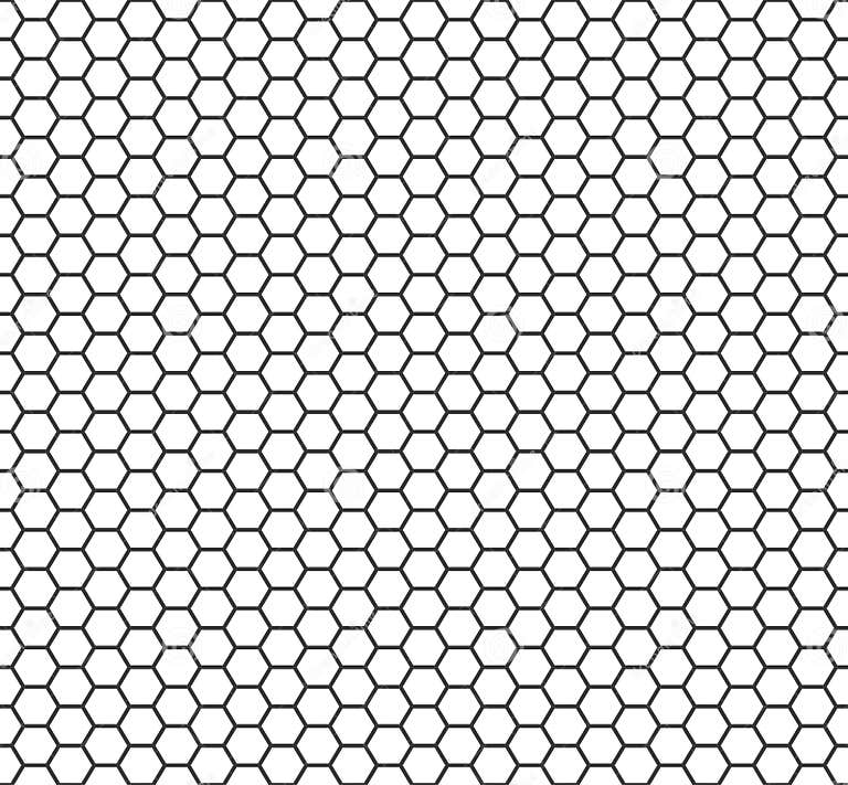 Seamless Geometric Pattern of Hexagonal Cell Texture Stock Vector ...
