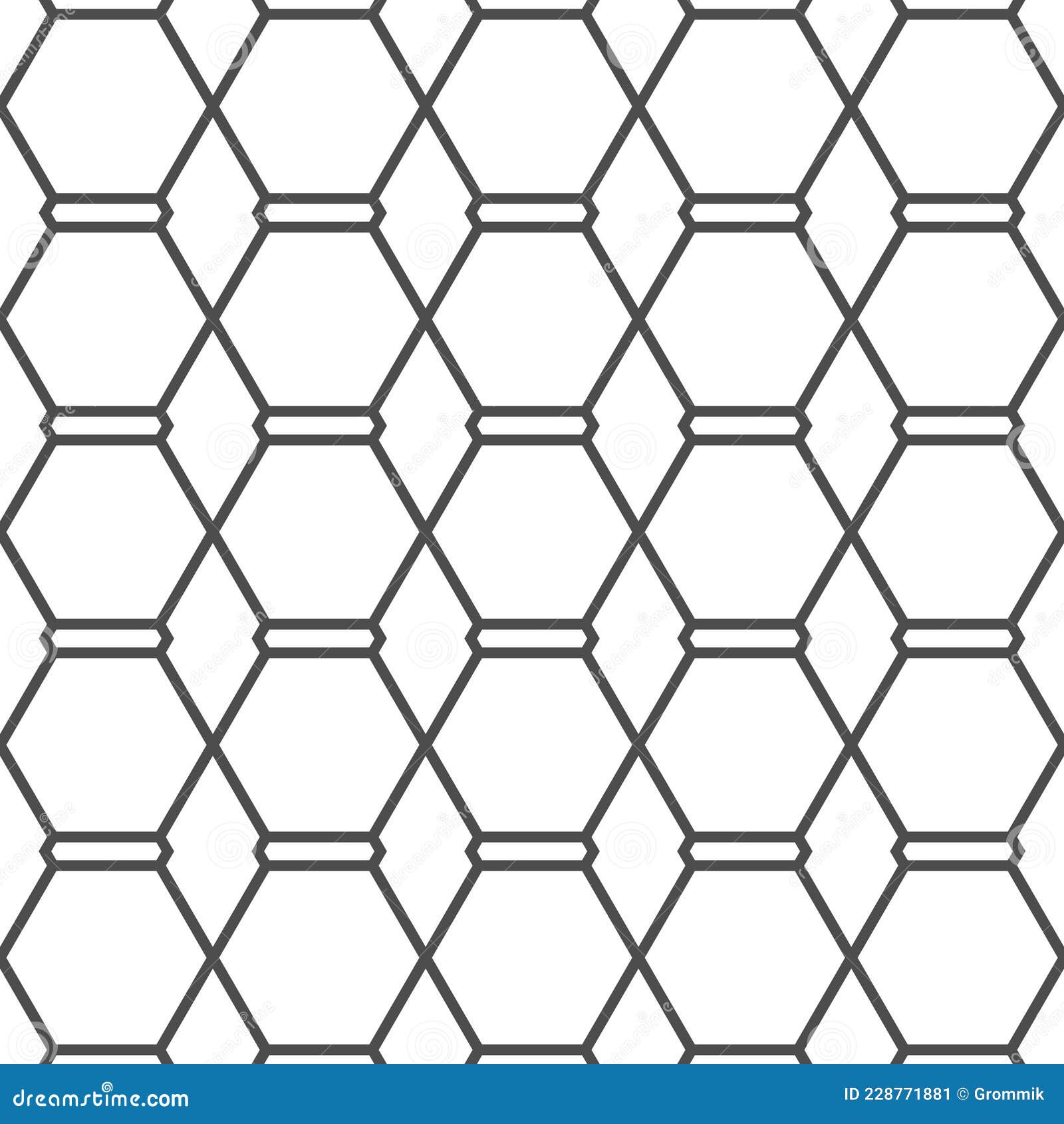 Seamless Geometric Pattern of Intersecting Lines Creating Hexagons. an ...