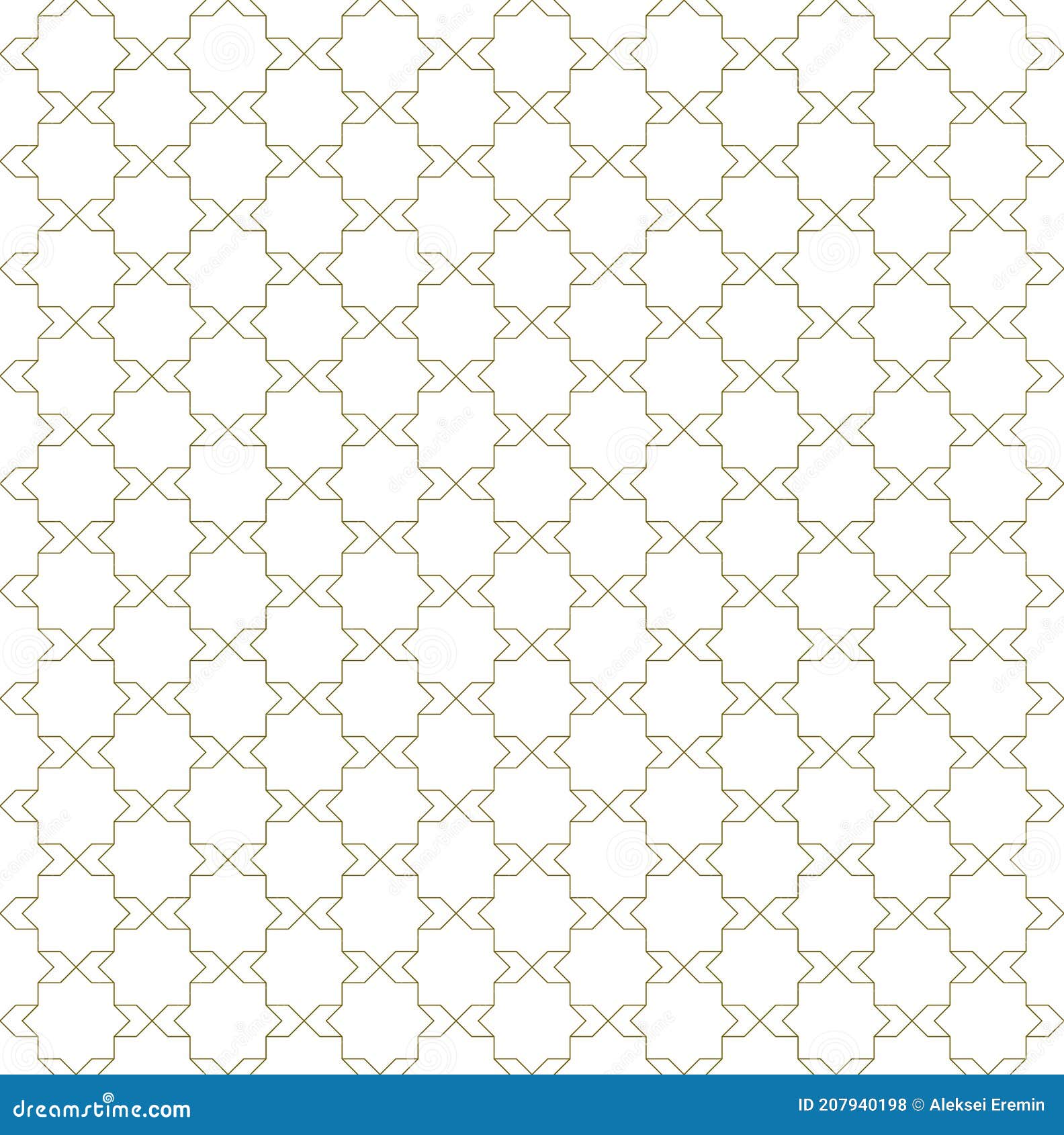 Seamless Geometric Pattern . Lines in Brown Color Stock Vector ...