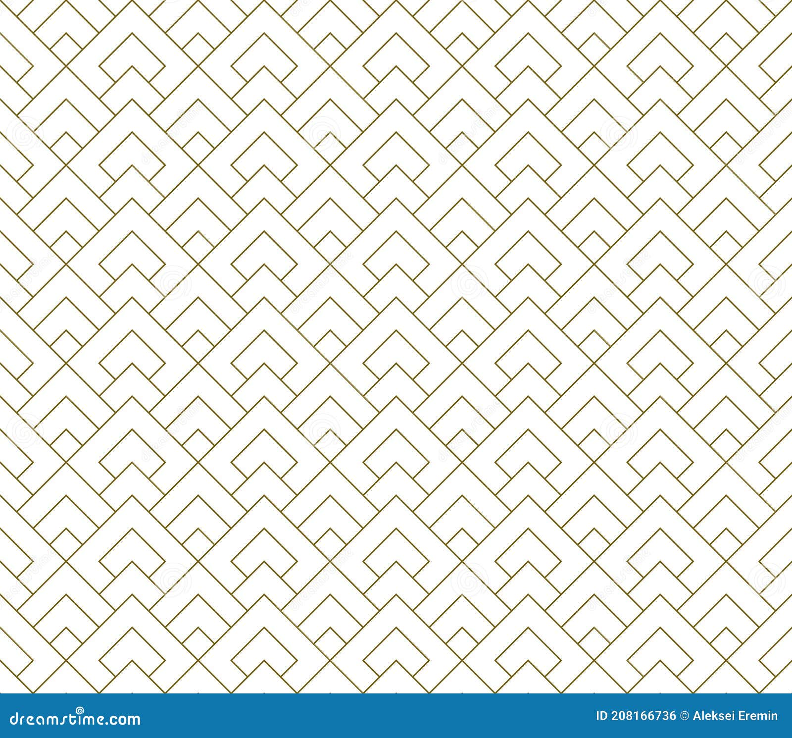 Seamless Geometric Pattern . Lines in Brown Color Stock Vector ...