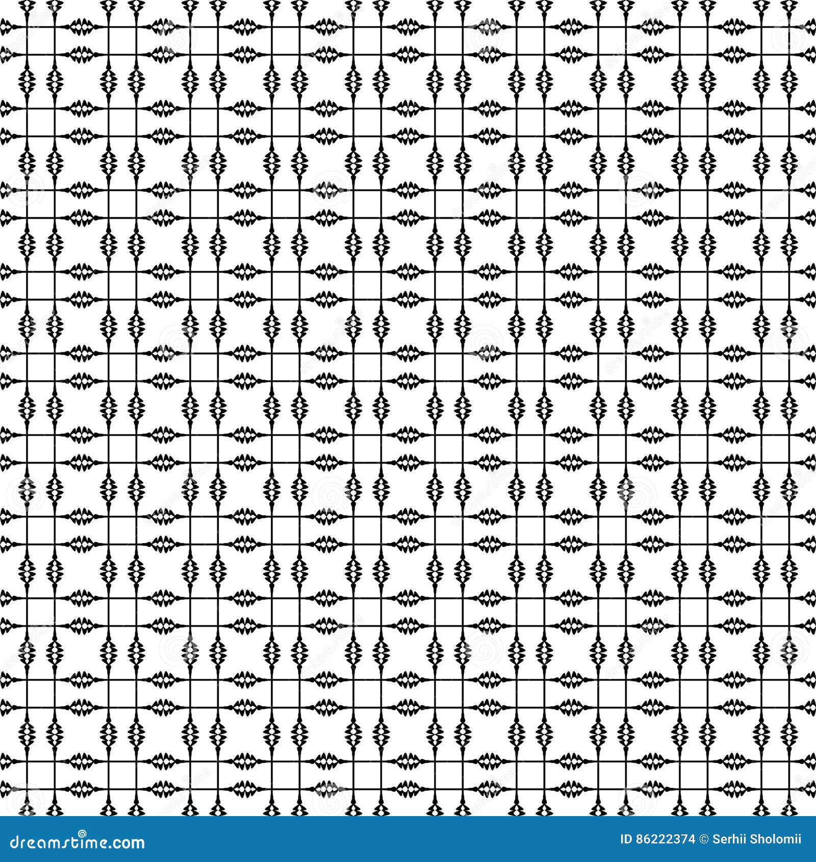 Seamless Geometric Pattern in Mono Line Style. Can Be Used As ...