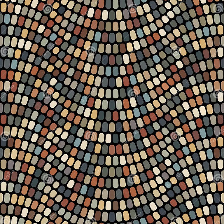 Seamless Geometric Pattern. Multicolored Rectangular Tiles Arranged in ...