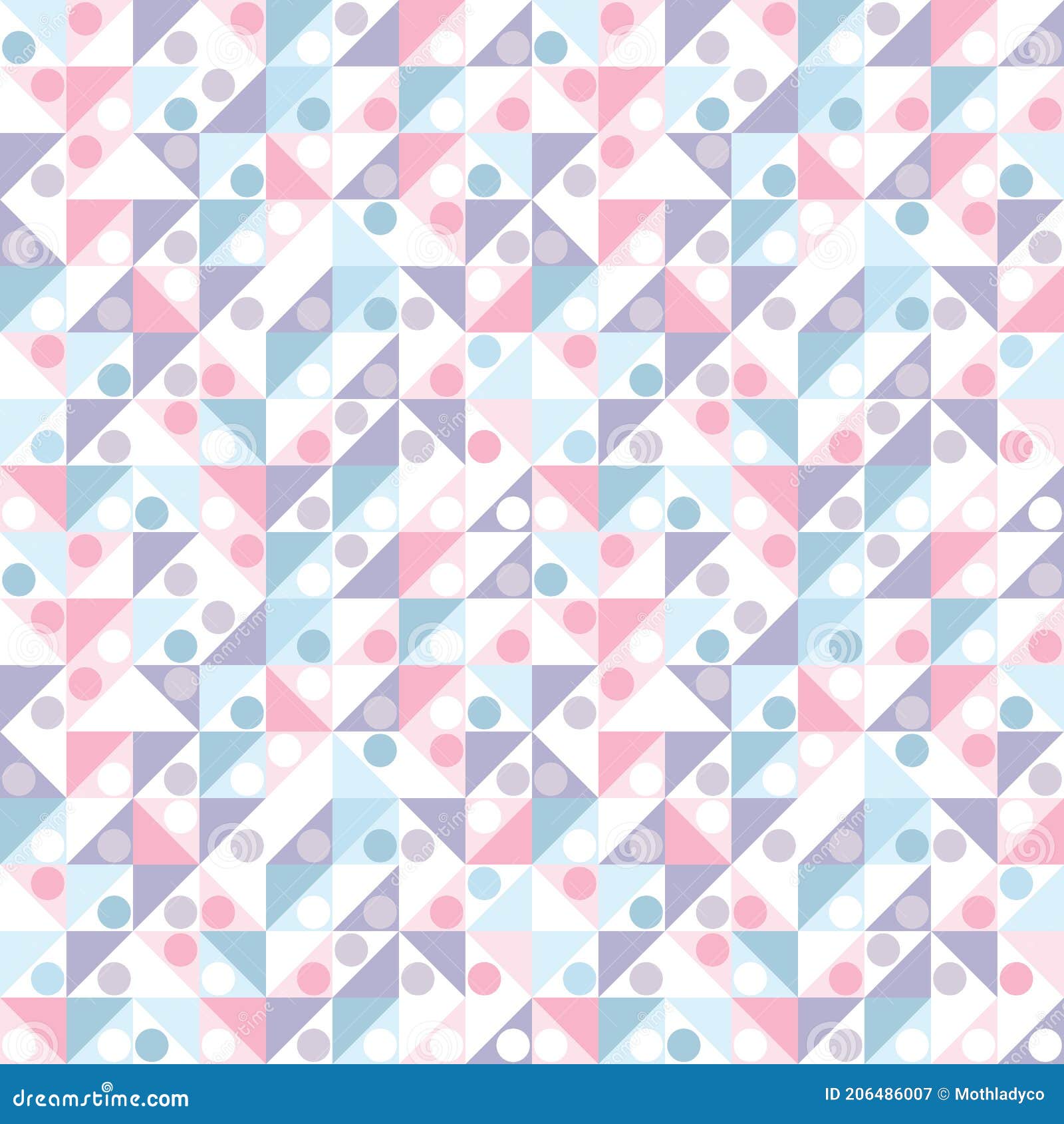 Seamless Geometric Pattern in Pastel, Abstract Triangles Modern Pattern ...
