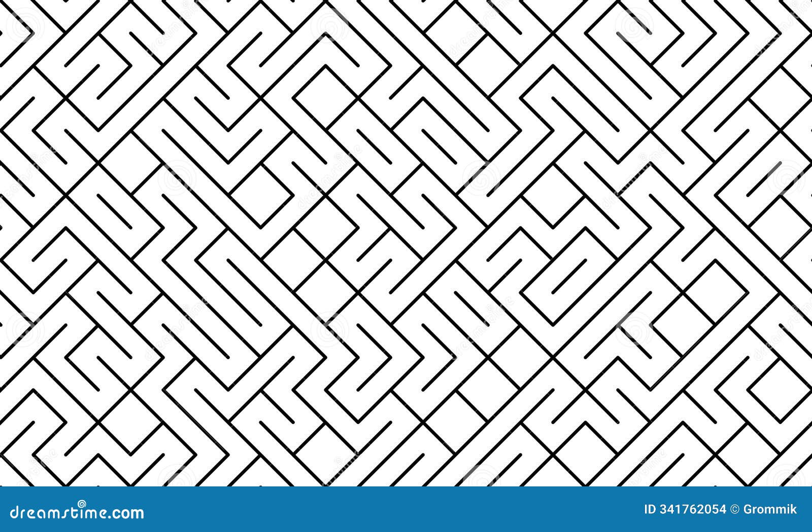Seamless Geometric Pattern of Perpendicular Lines. Geometric Background ...