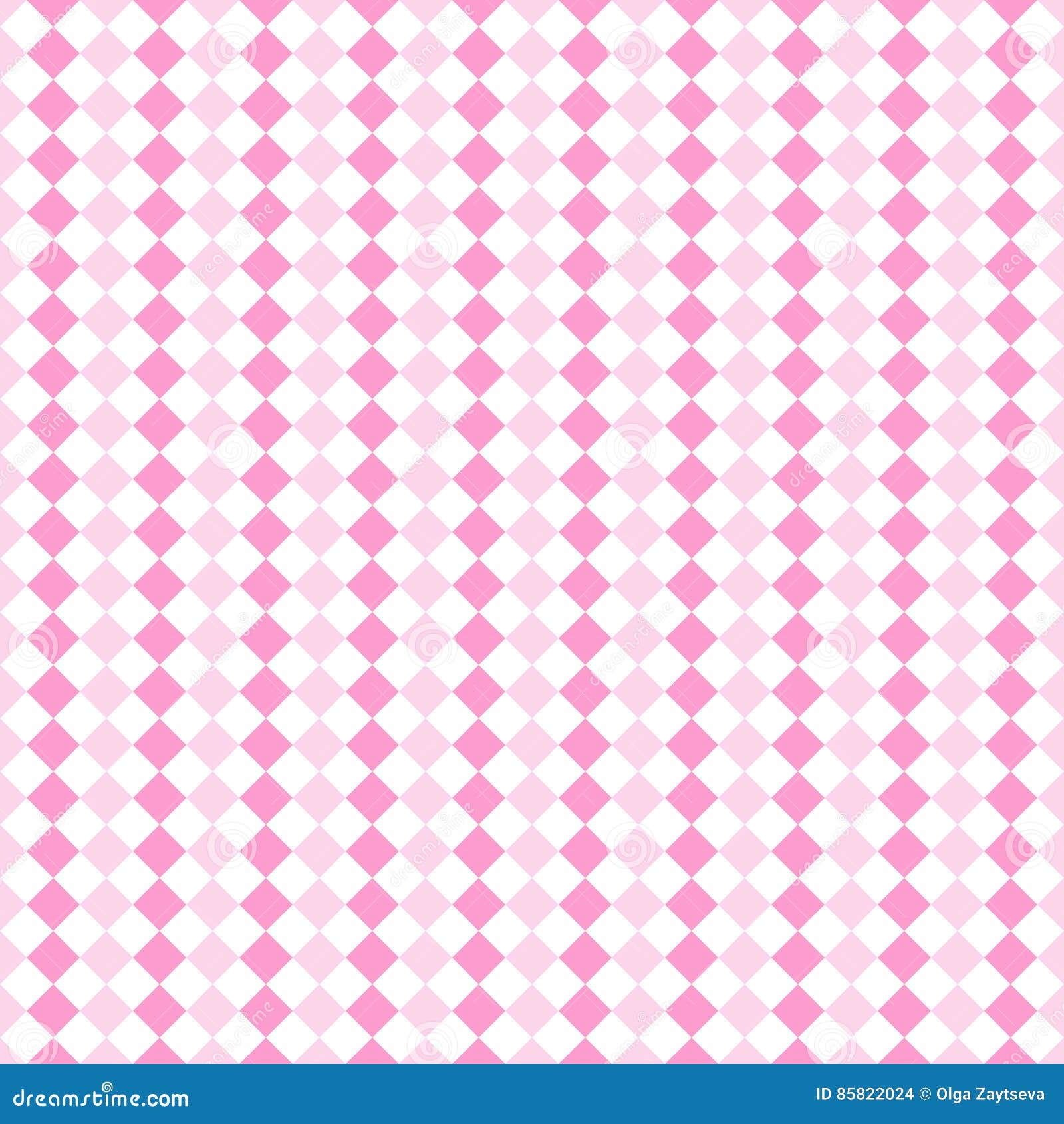 Seamless Geometric Pattern with Pink Rombs Stock Illustration ...