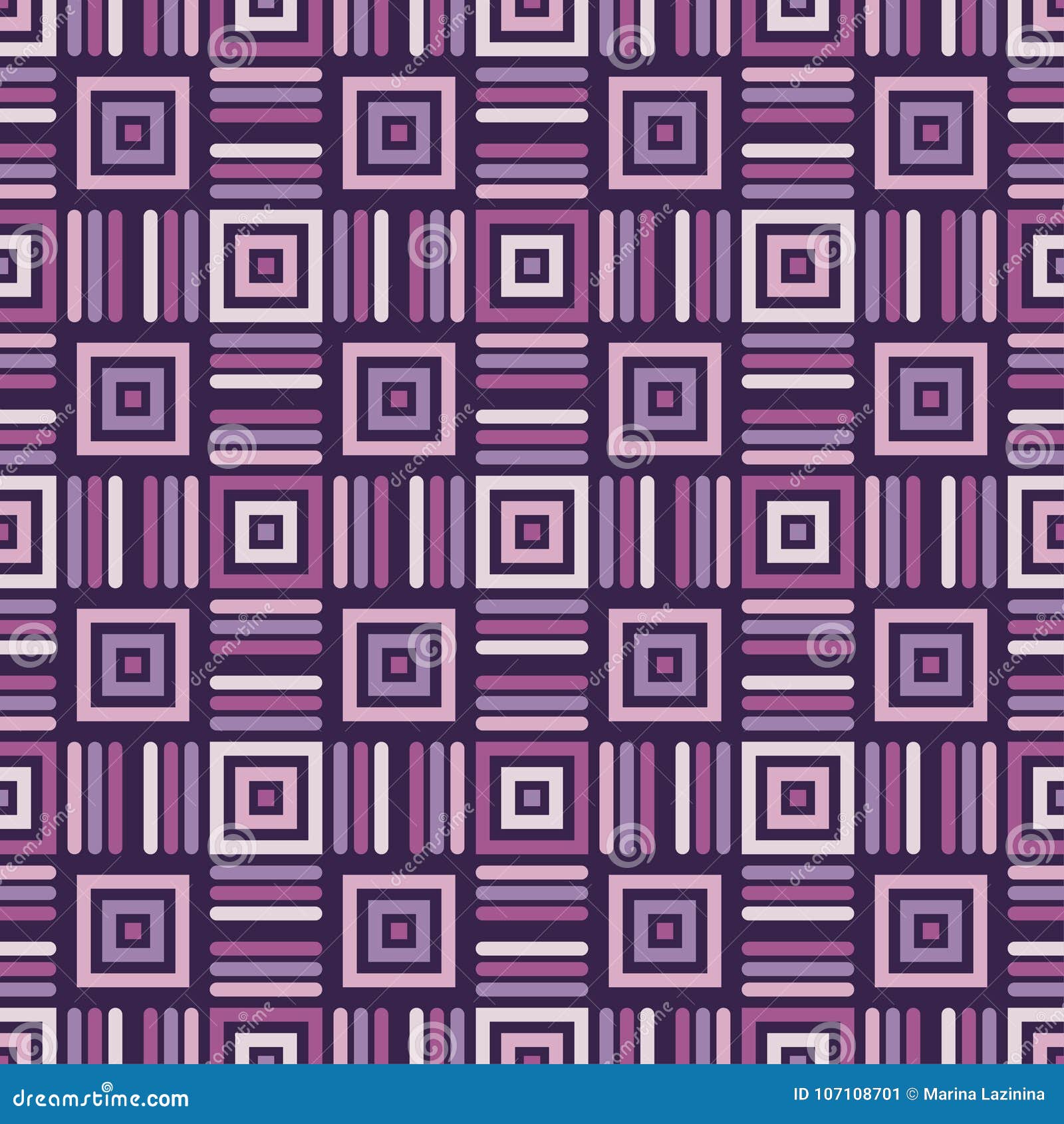 Seamless Geometric Pattern. Pattern of Quadrilaterals Stock ...