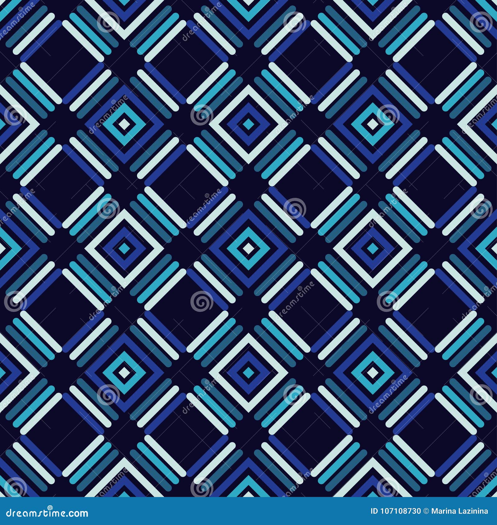 Seamless Geometric Pattern. Pattern of Quadrilaterals Stock ...