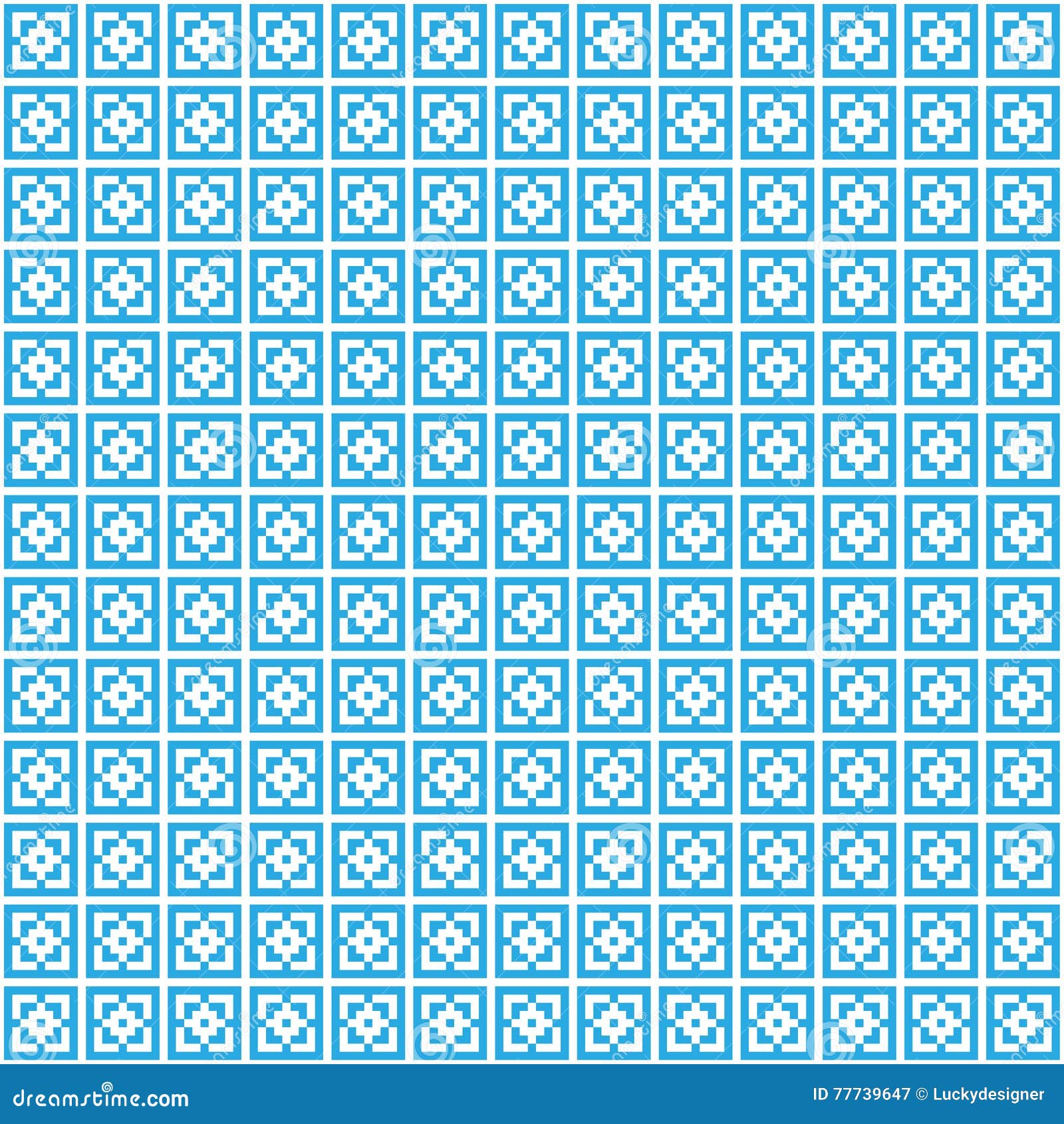 Seamless Geometric Pattern. Regular Tiled Ornament. Vector. Stock ...