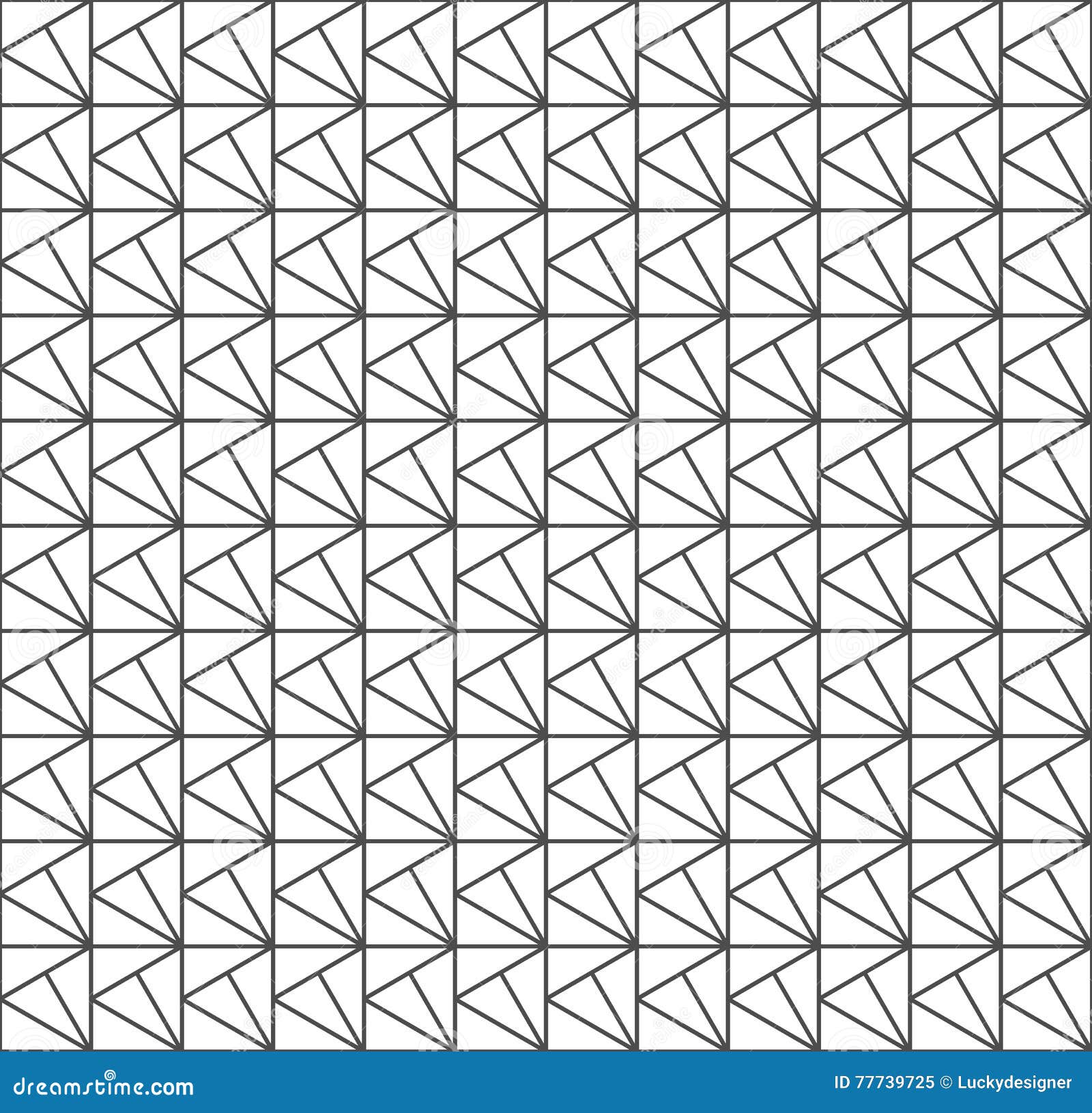 Seamless Geometric Pattern. Regular Tiled Ornament. Vector. Stock ...