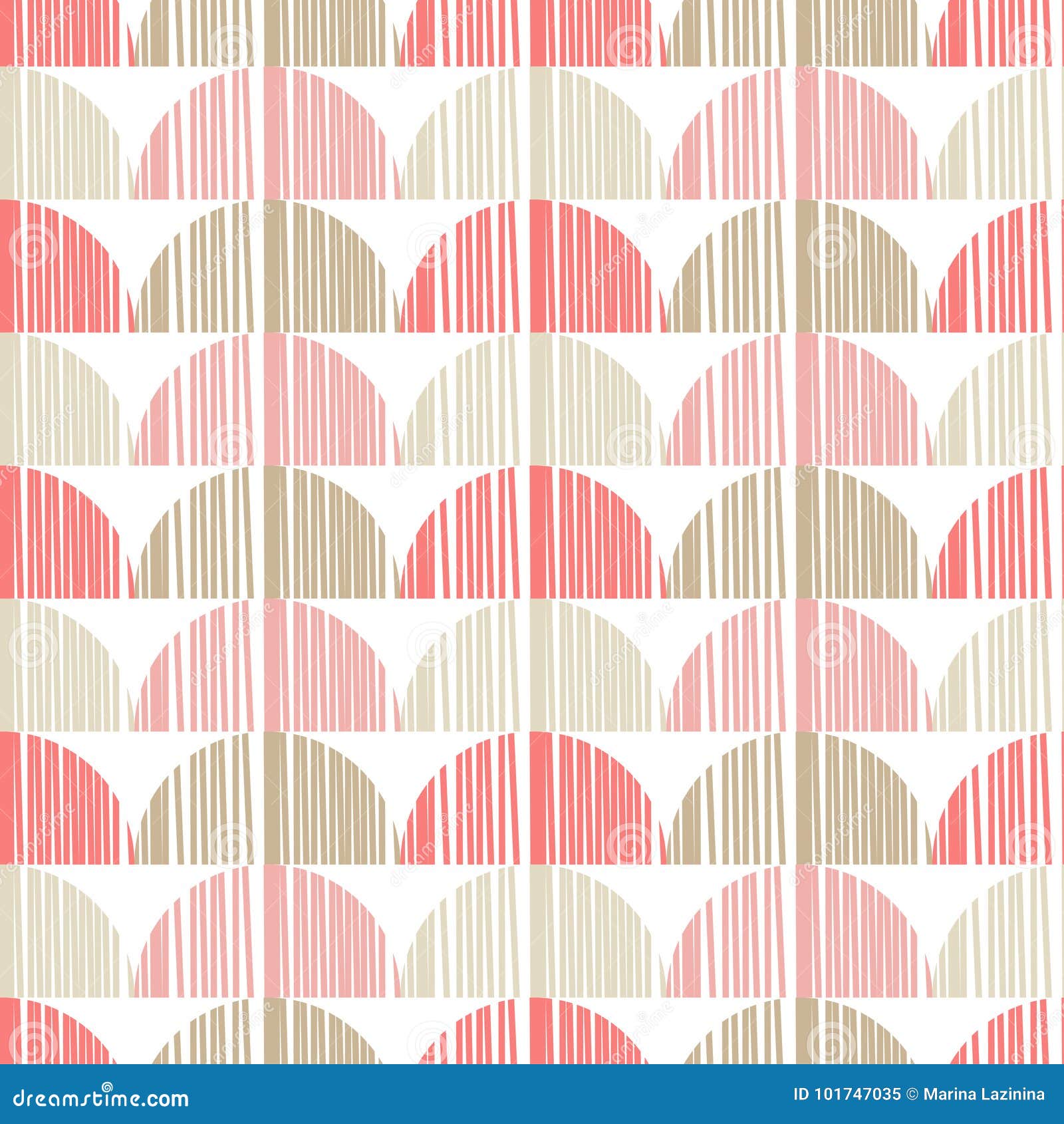 Seamless Geometric Pattern. Semicircle Scratches Texture Stock ...