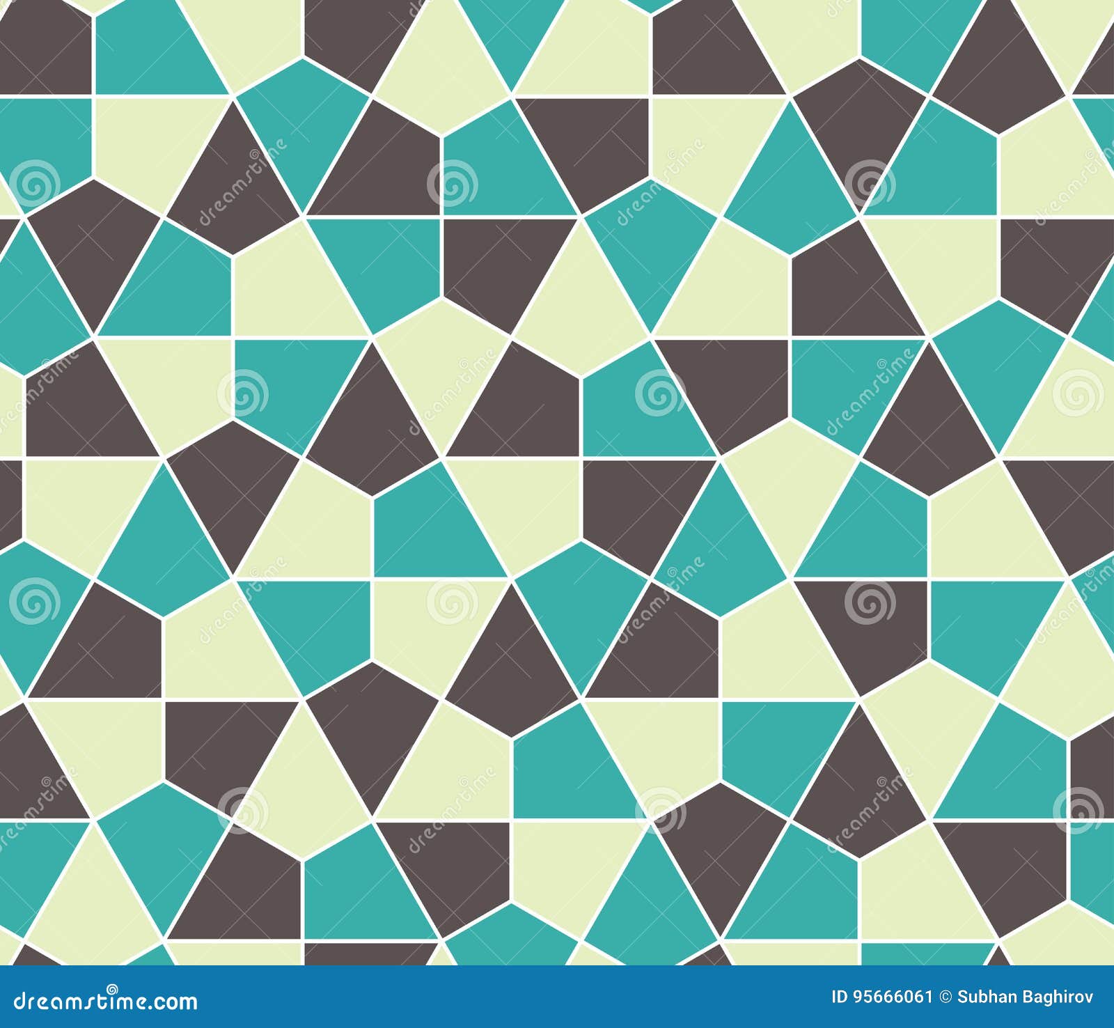 Seamless Geometric Pattern Simple Flat Illustration. Stock Vector ...