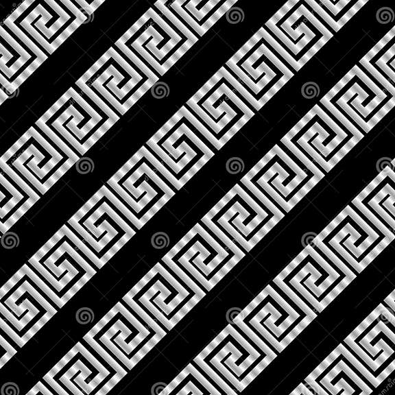 Seamless Geometric Pattern with Slanted Versace Lines Ready for Textile ...