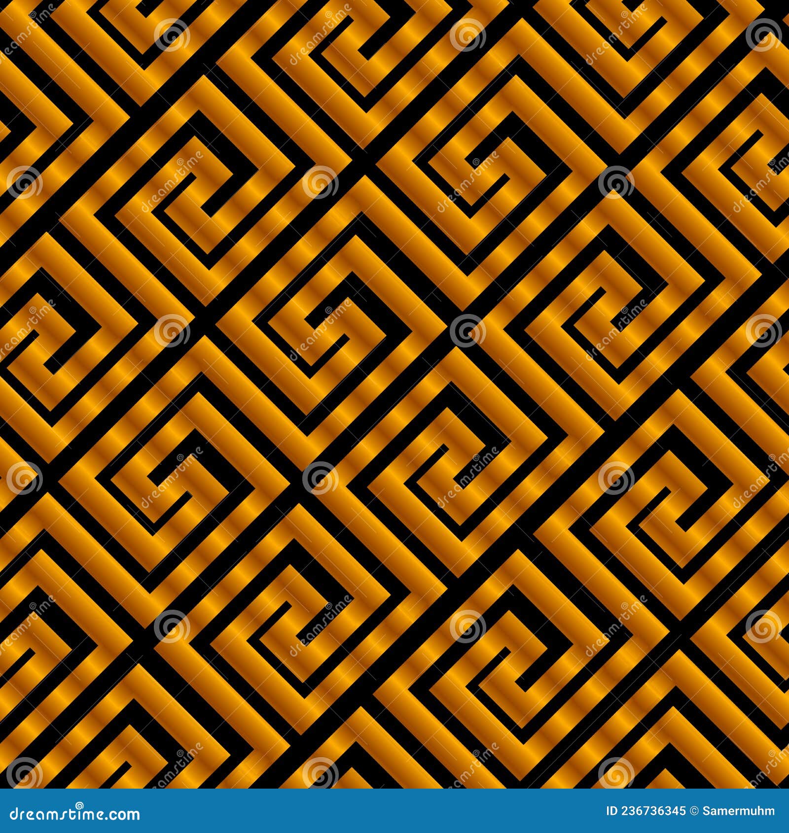 Seamless Geometric Pattern with Slanted Versace Lines Ready for Textile ...