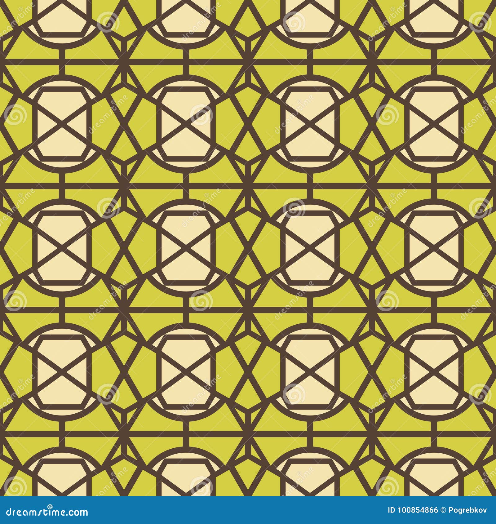 Stained Glass Seamless Abstract Pattern Stock Vector - Illustration of ...