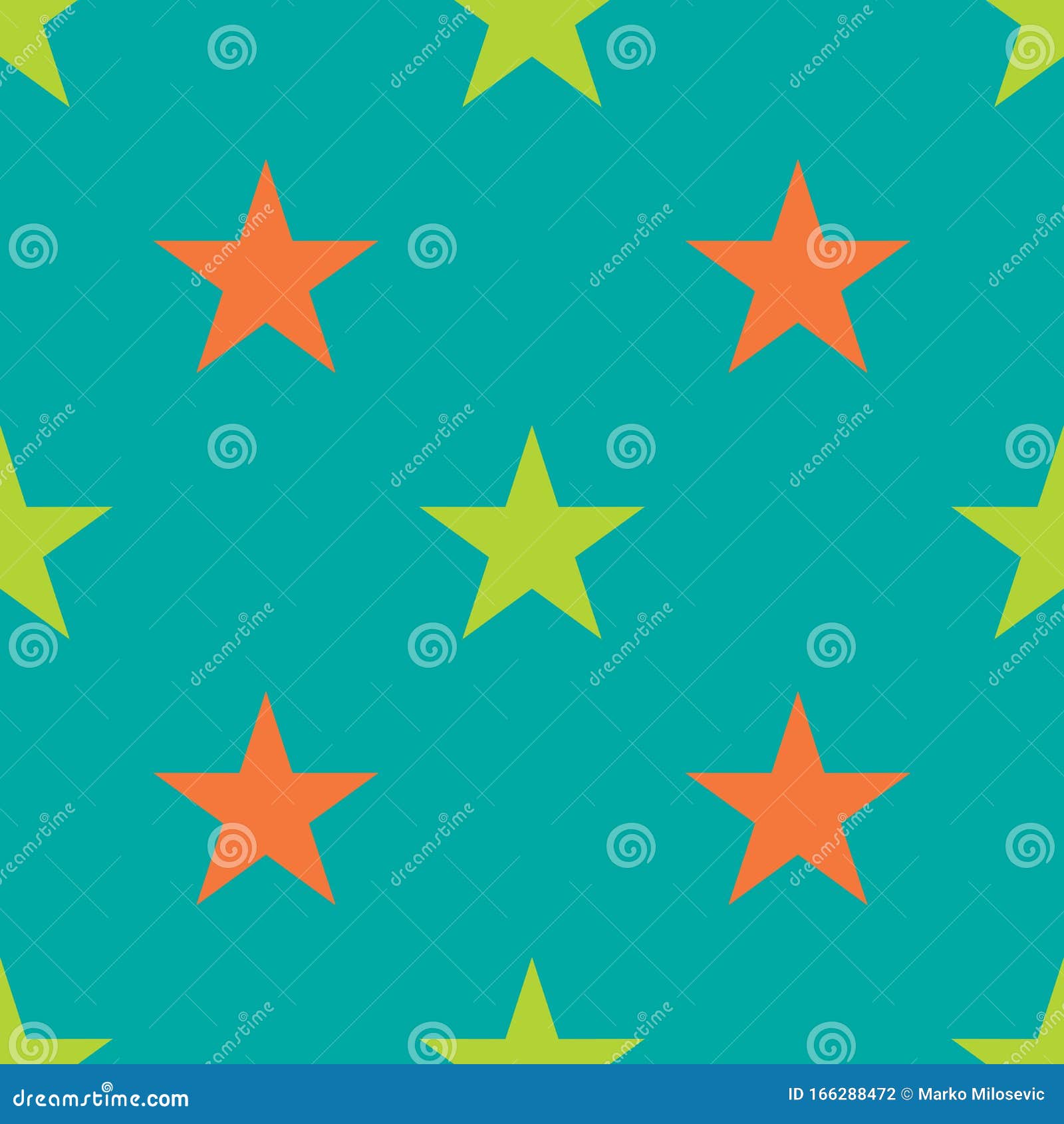Seamless Geometric Pattern with Stars Stock Vector - Illustration of ...