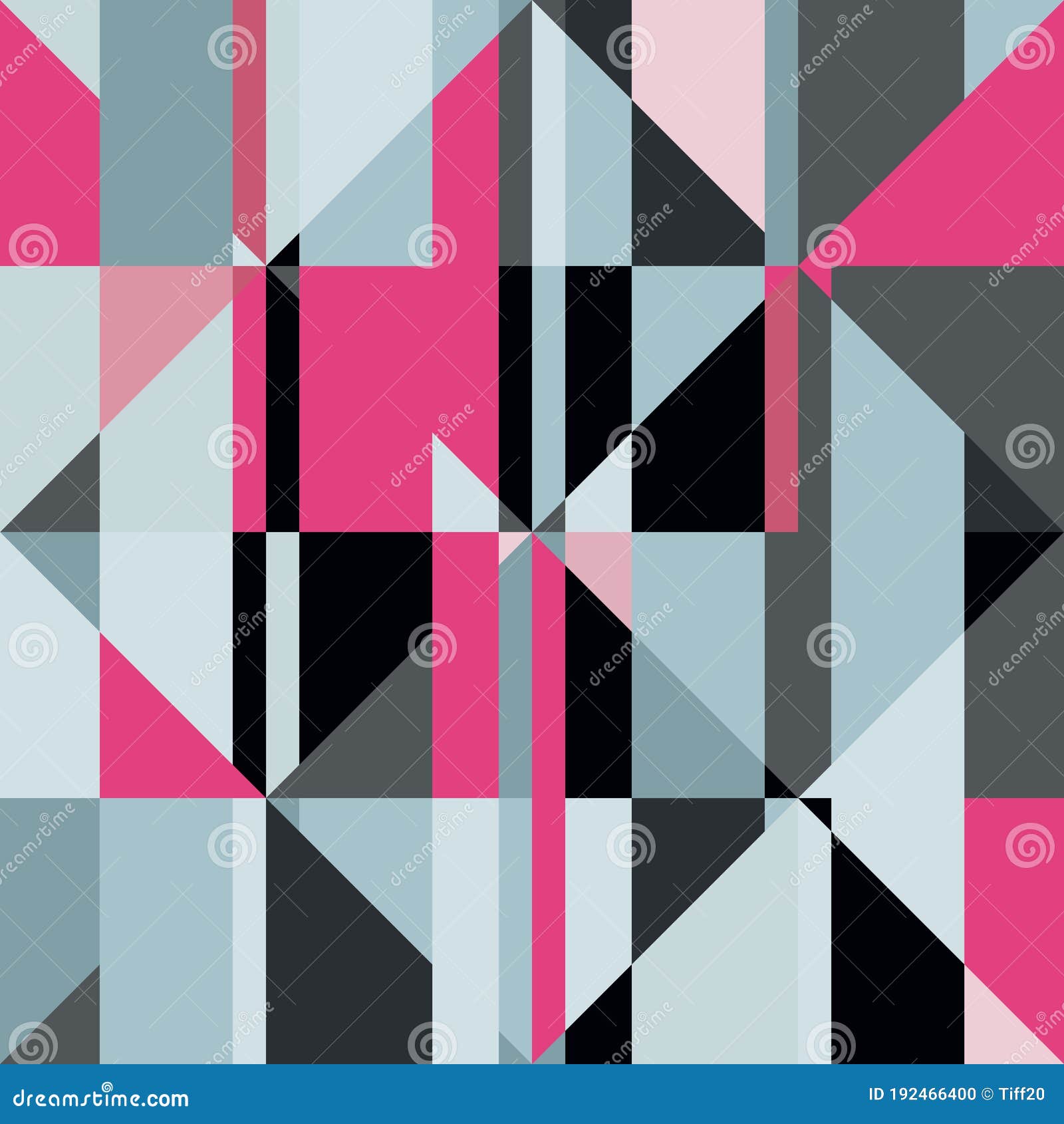 Seamless Geometric Pattern in Style of Patchwork Stock Vector ...
