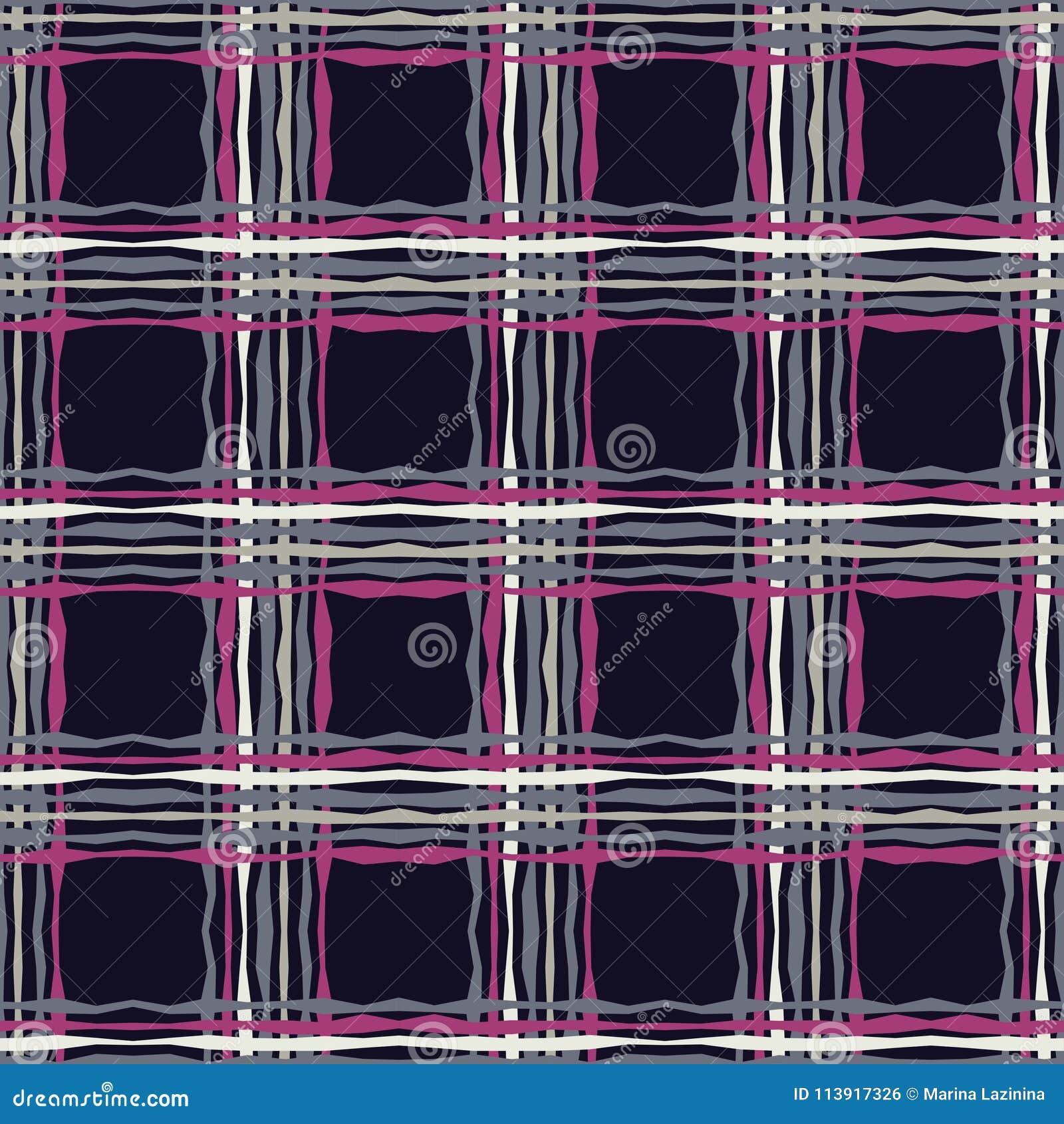 Seamless Geometric Pattern. Texture from Figured Strips Stock ...