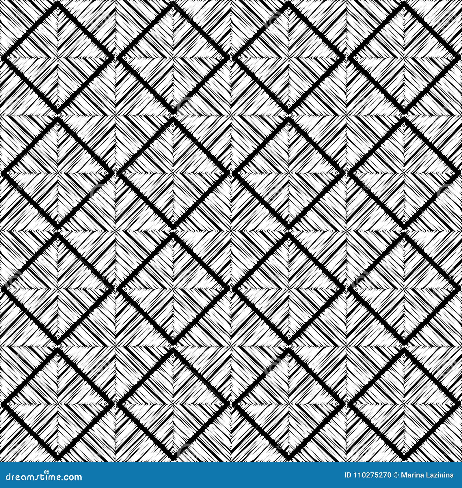 Seamless Geometric Pattern. the Texture of the Rectangles. Scribble ...