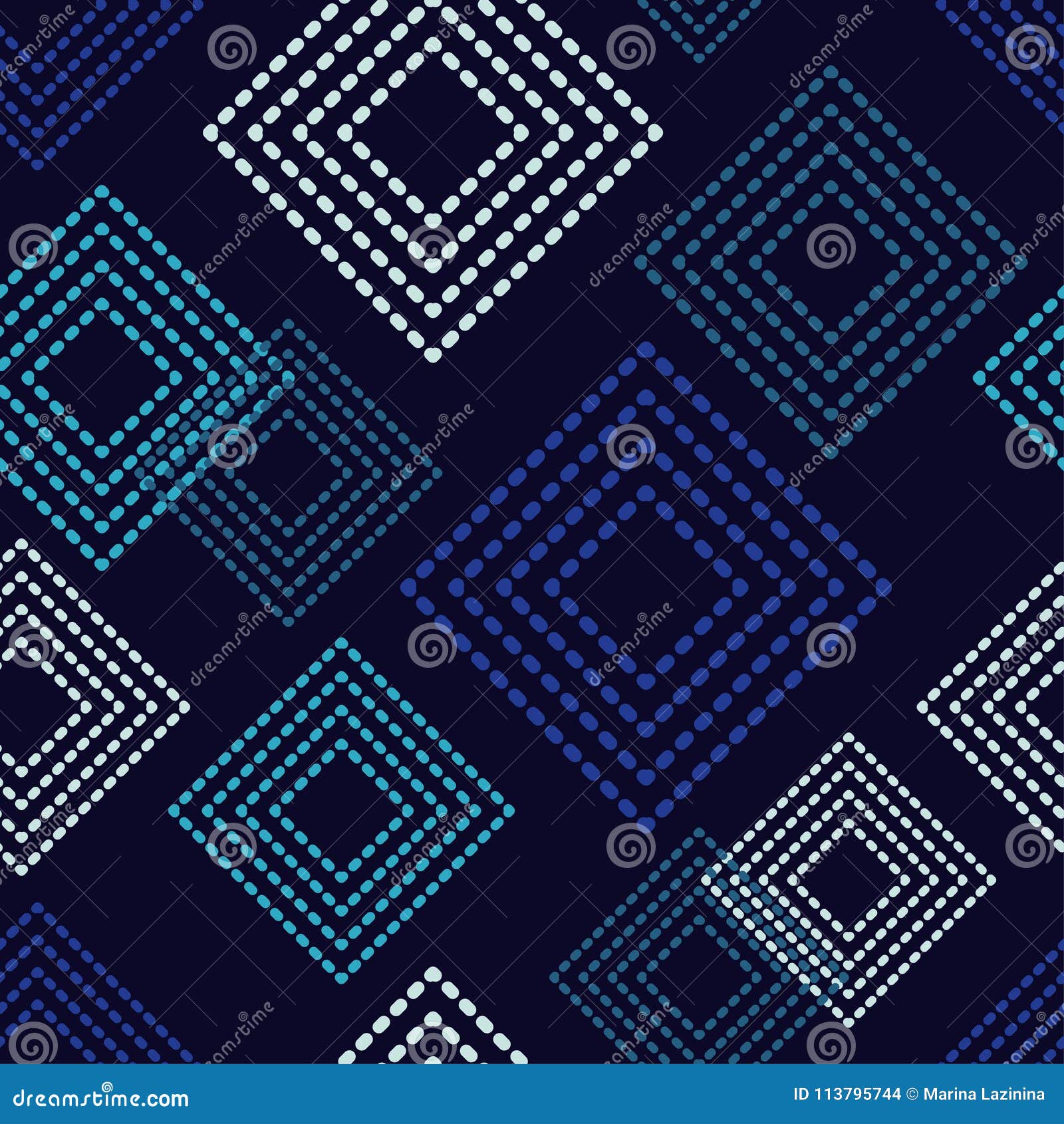 Seamless Geometric Pattern. the Texture of Rhombus. Drops Texture Stock ...