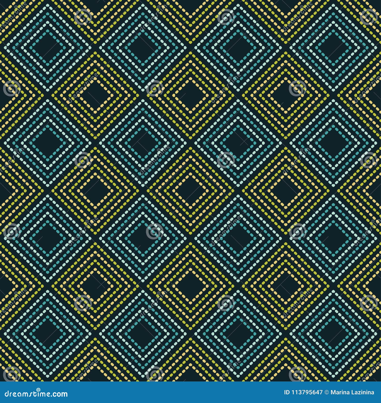 Seamless Geometric Pattern. the Texture of Rhombus. Drops Texture Stock ...