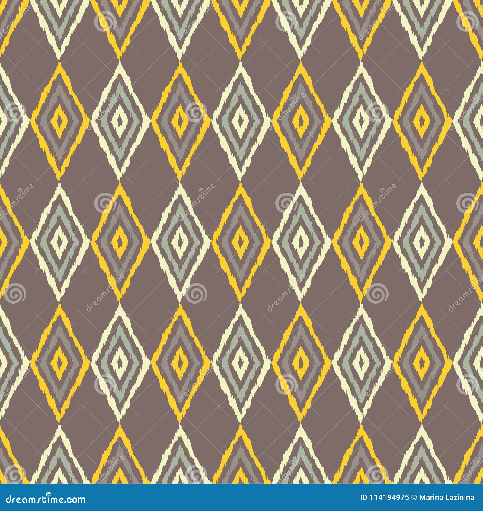 Seamless Geometric Pattern. the Texture of Rhombus. Scribble Texture ...