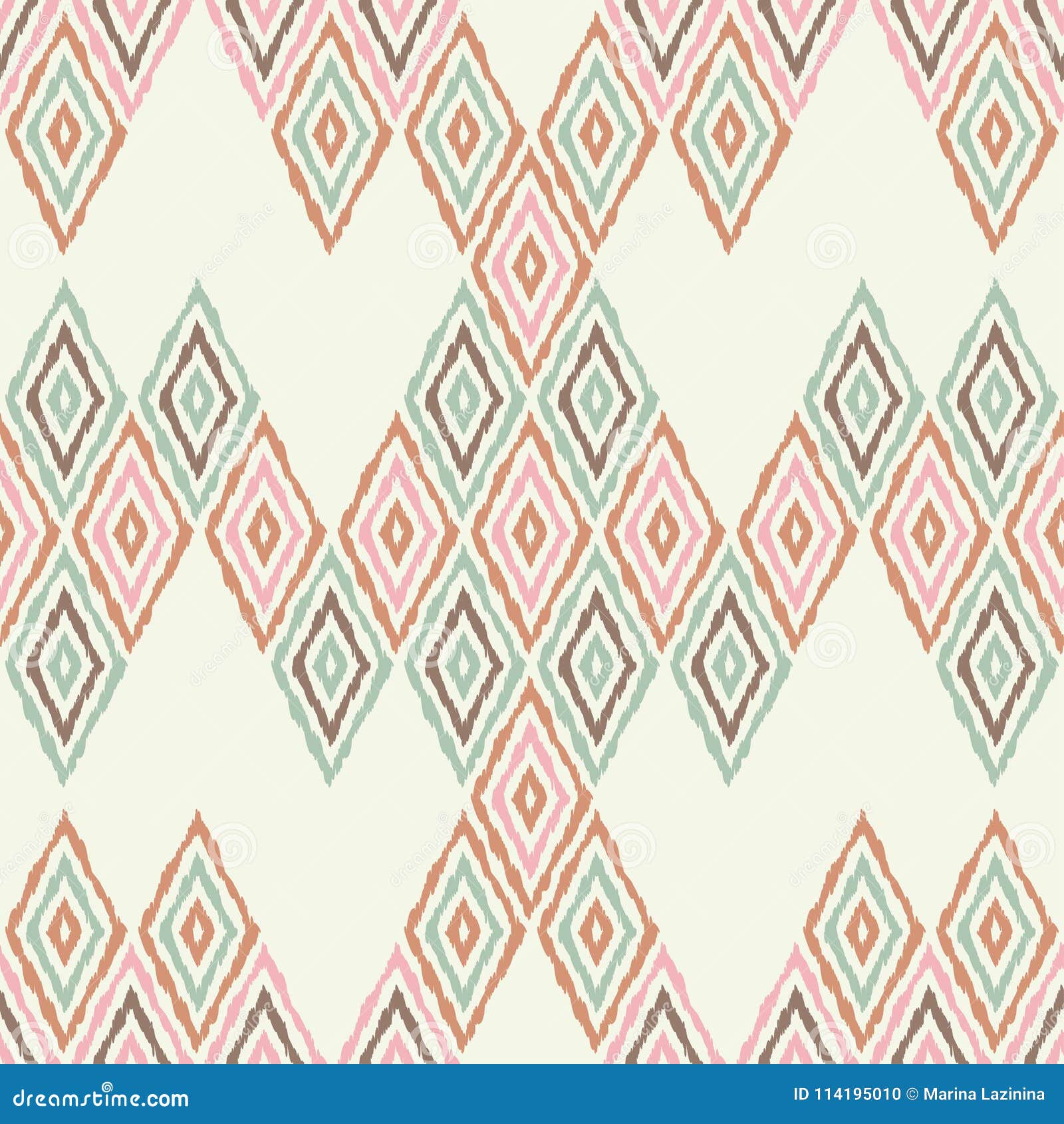 Seamless Geometric Pattern. the Texture of Rhombus. Scribble Texture ...