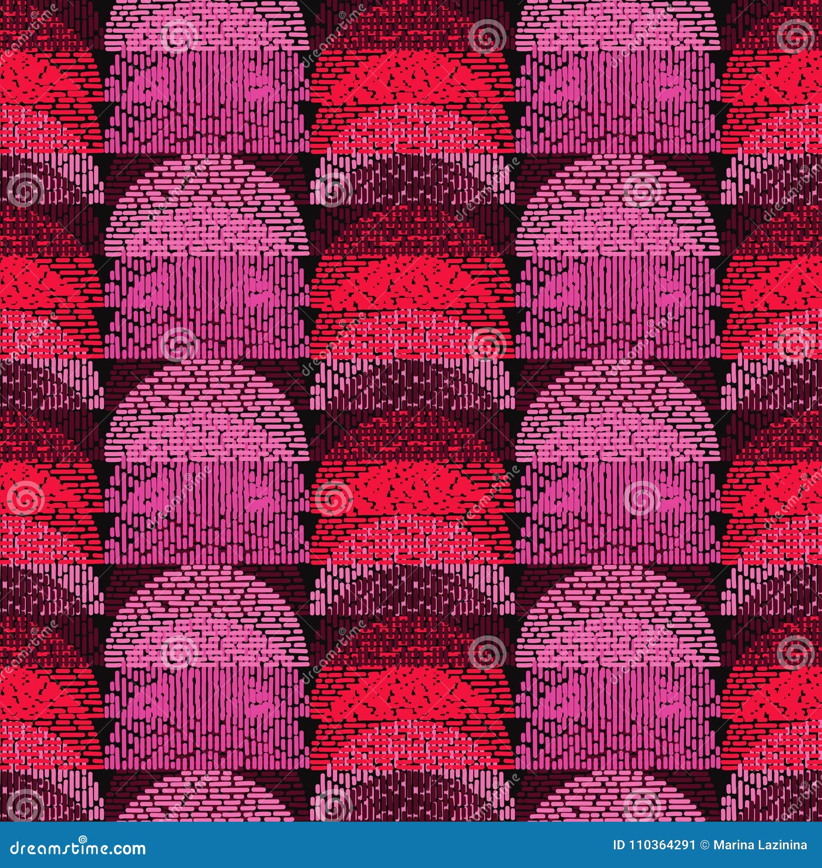 Seamless Geometric Pattern. the Texture of the Semicircle. Drops ...