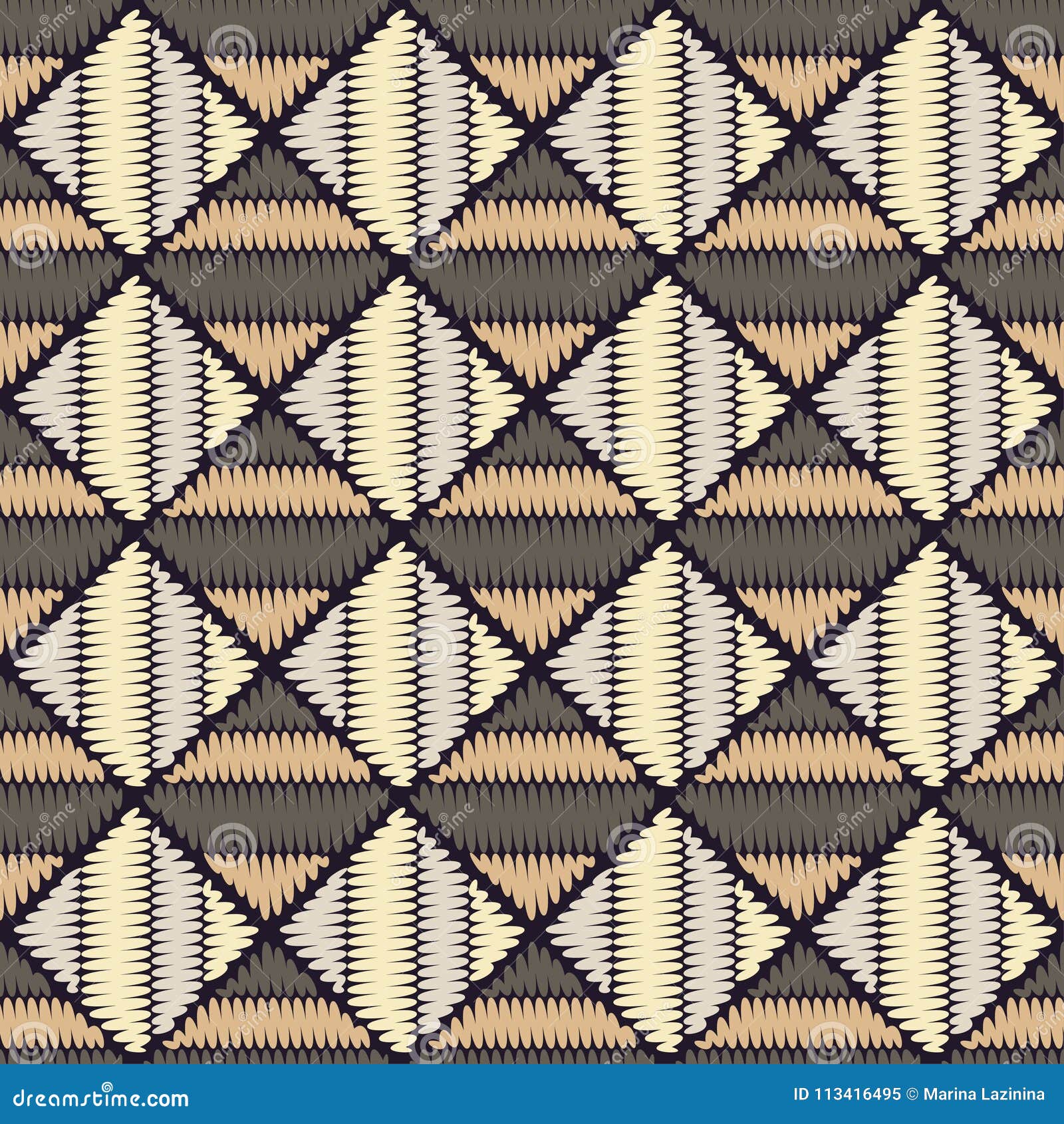 Seamless Geometric Pattern. the Texture of the Squares. Knitted Texture ...