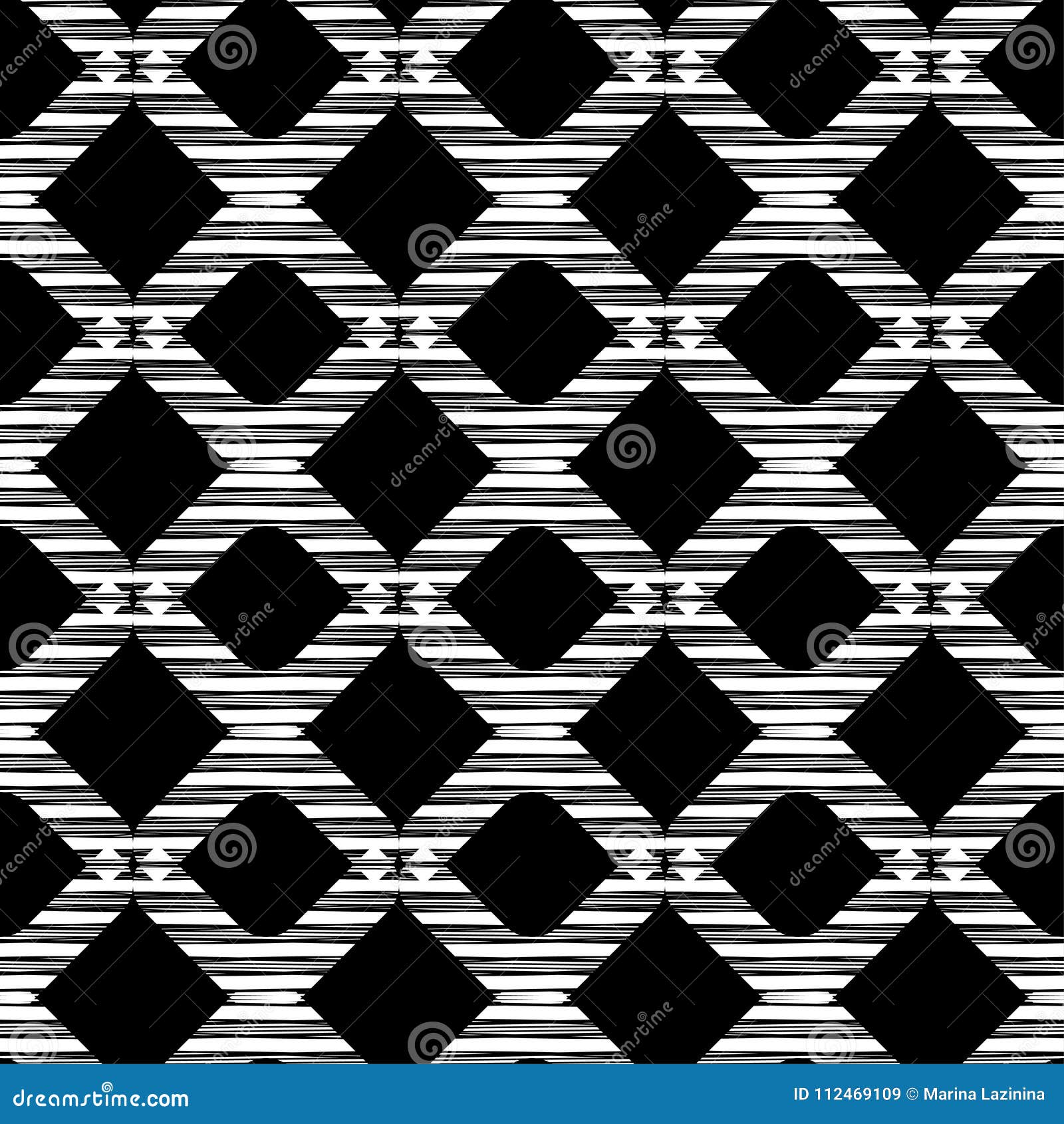Seamless Geometric Pattern The Texture Of The Triangles Scribble