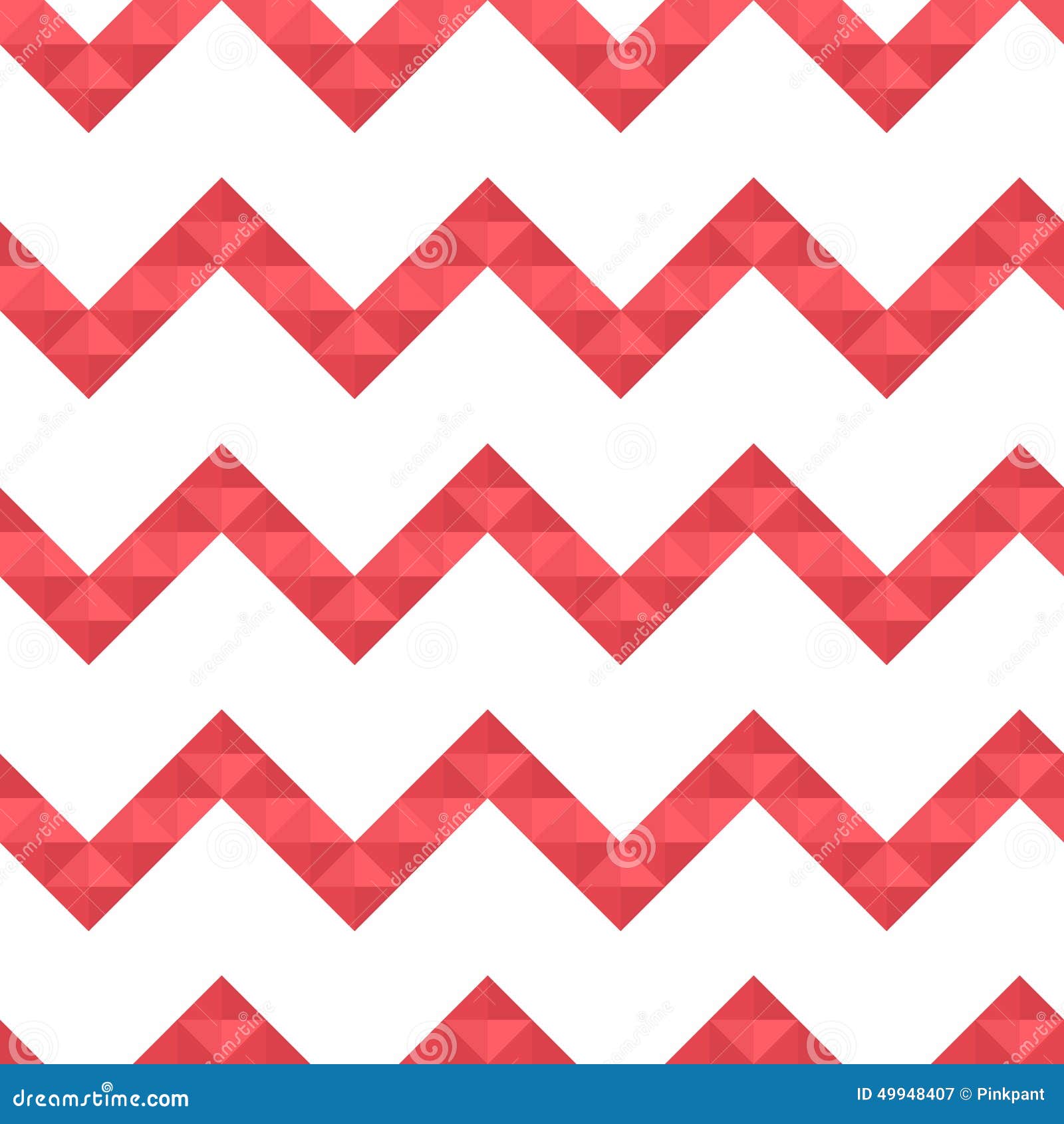 Seamless Geometric Pattern of Triangles Chevron Stock Illustration ...