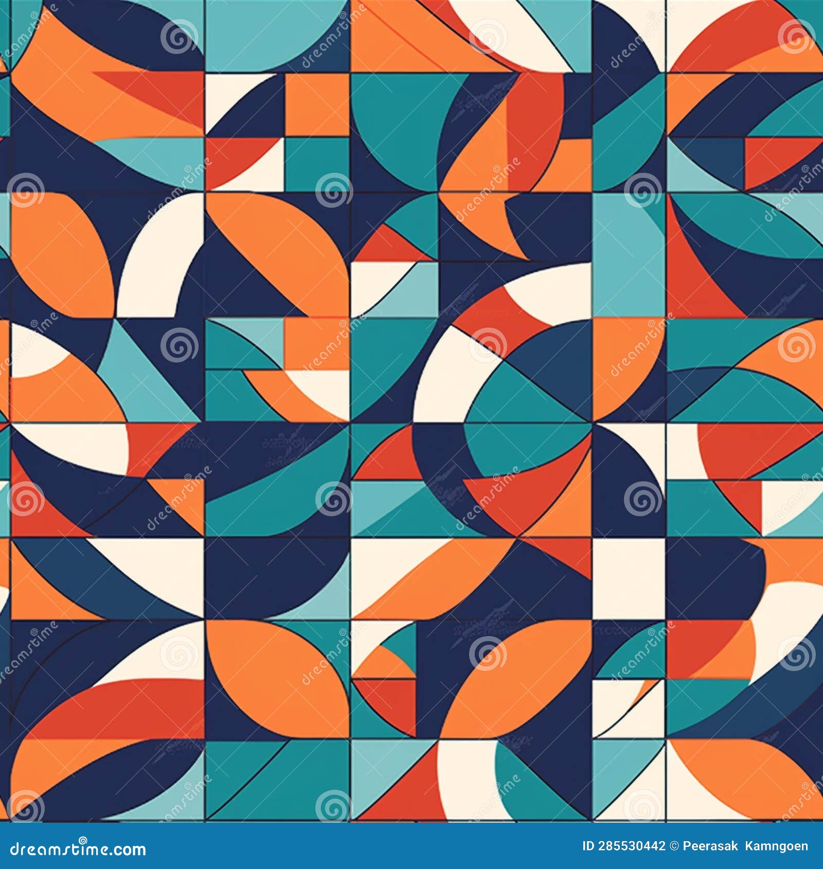 Seamless Geometric Pattern with Triangles, Seamless Pattern Geometric ...