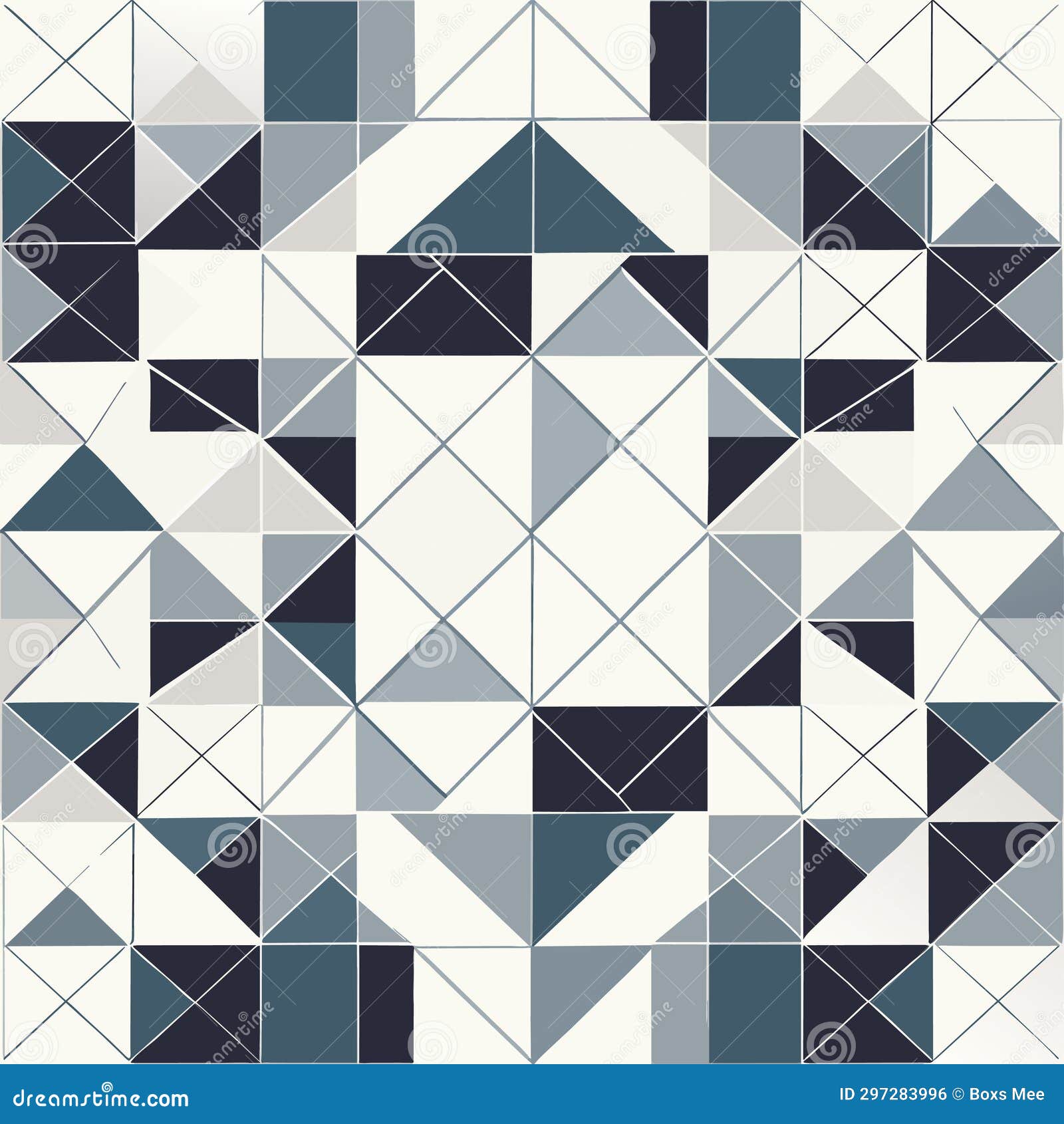 Seamless Geometric Pattern with Triangles. Repeating Abstract ...
